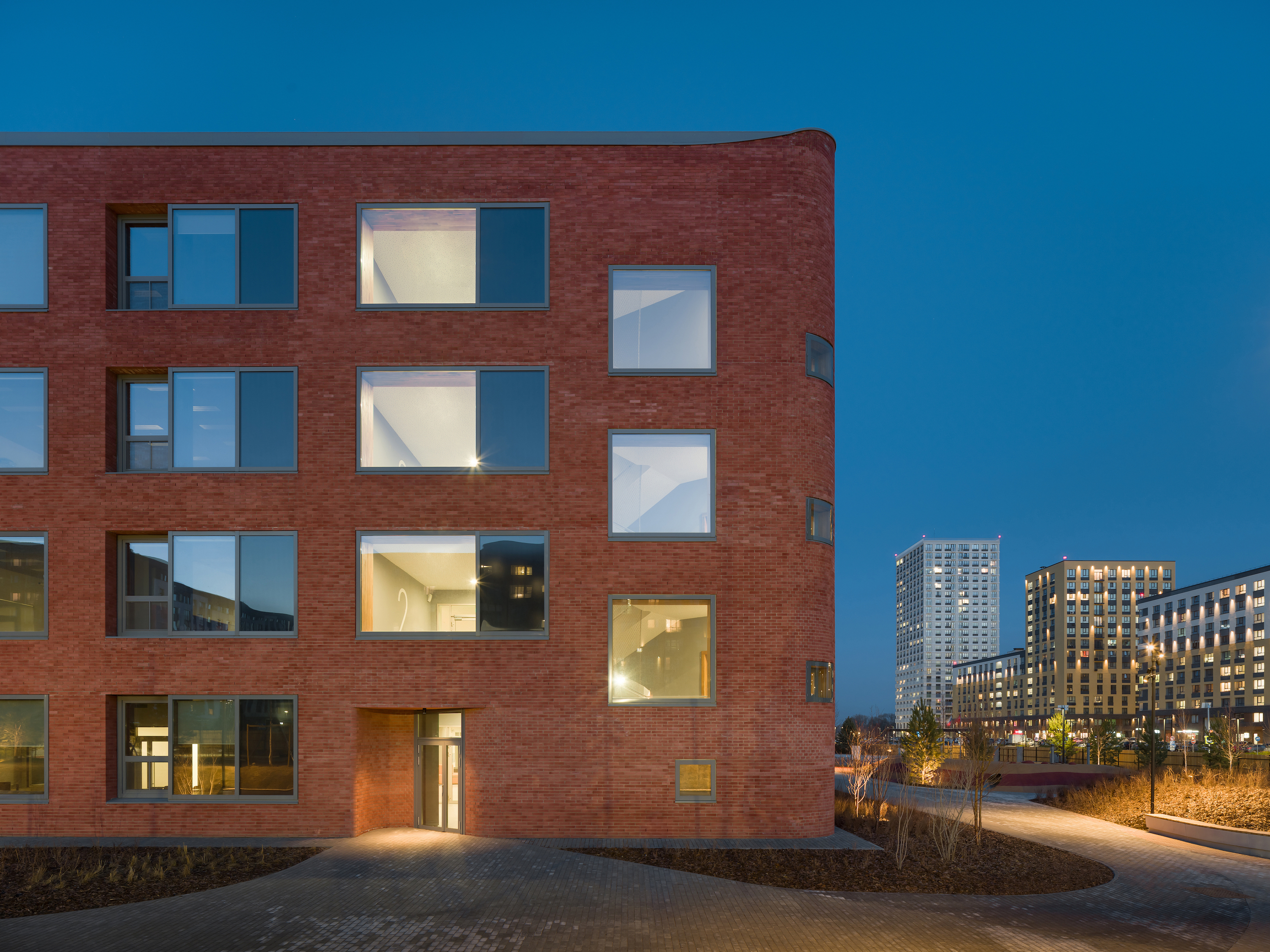 Residential district school by Brusnika - Architizer