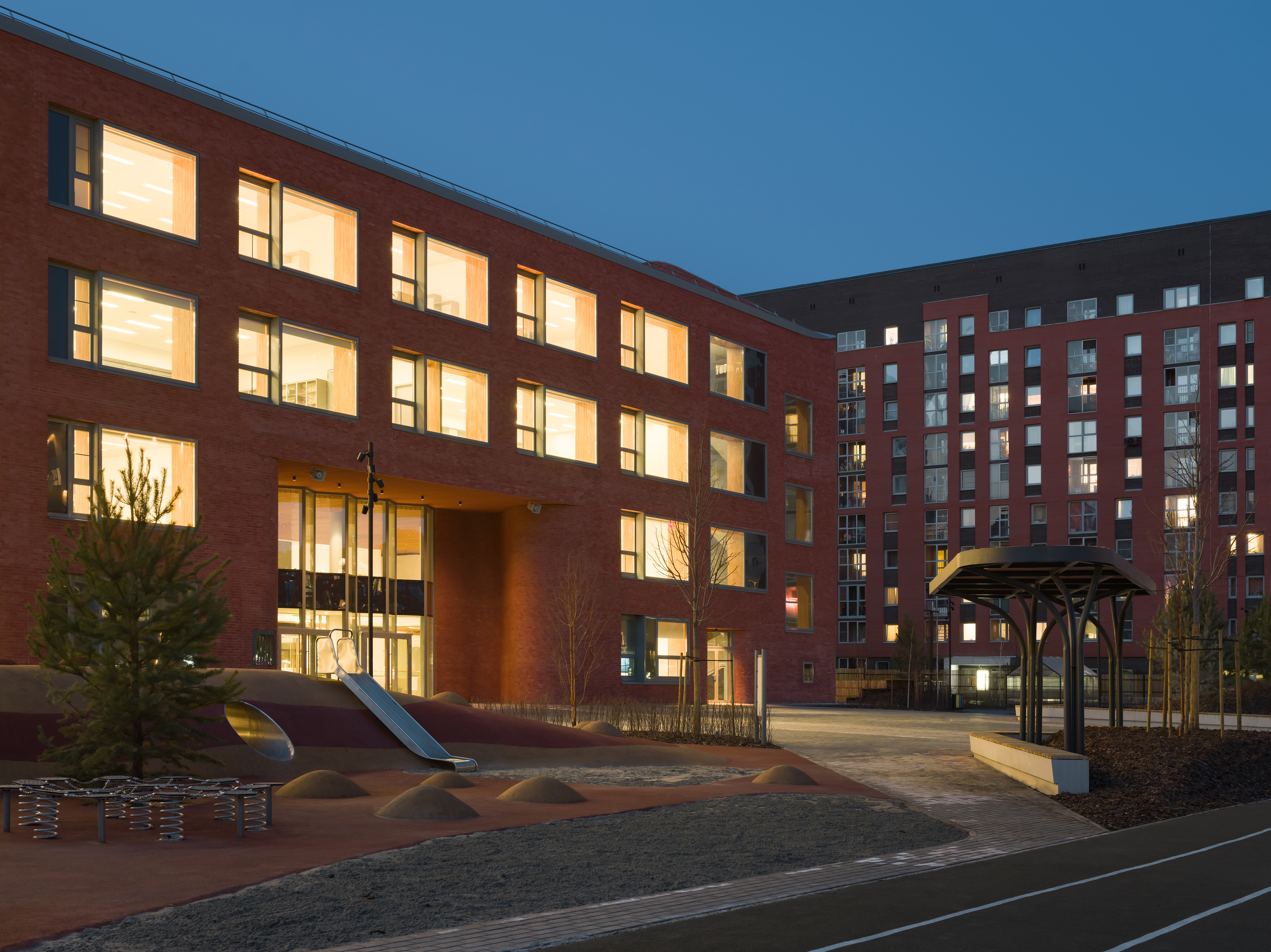 Residential district school by Brusnika - Architizer