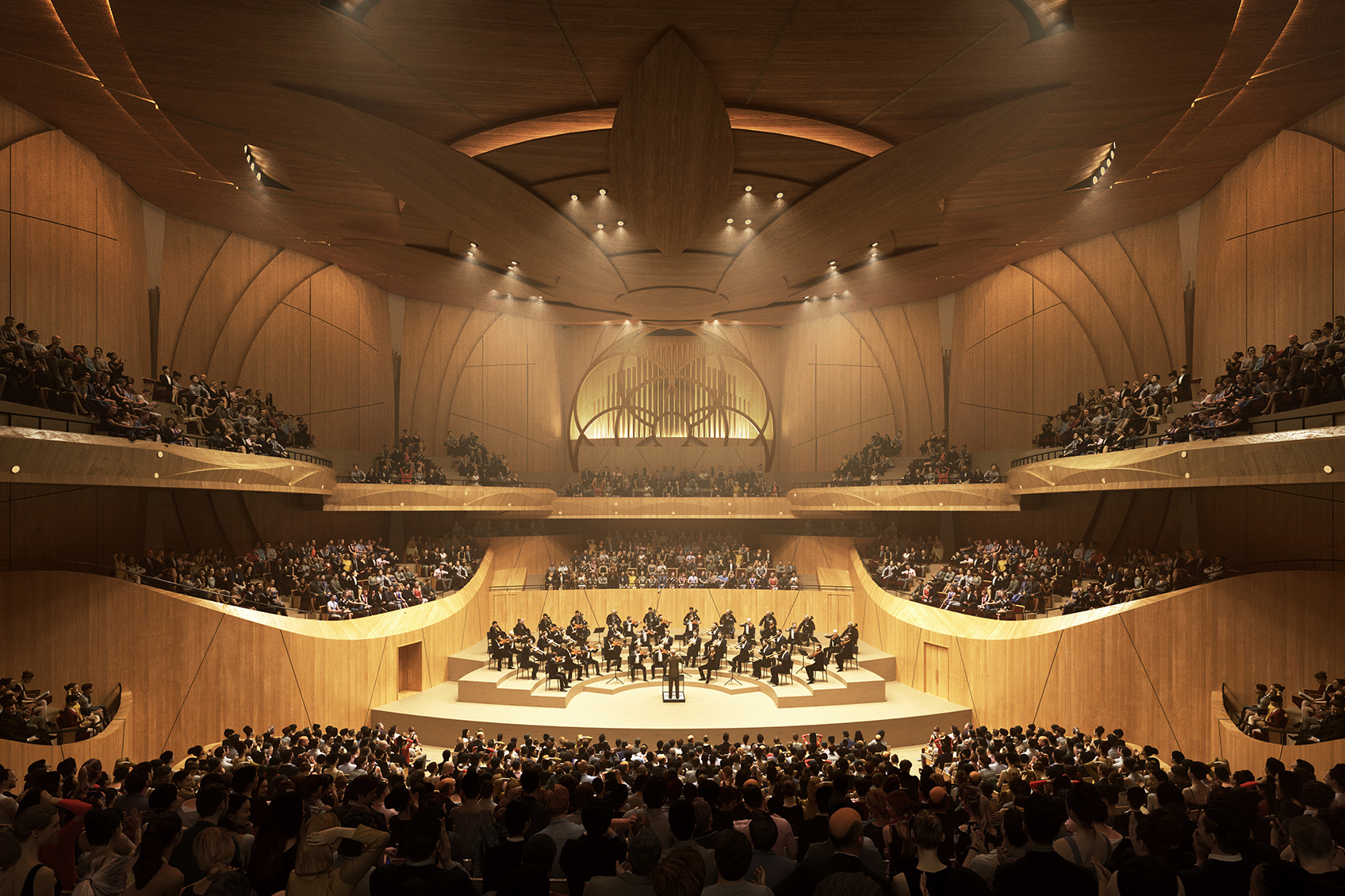 Wuxi Symphony Hall Complex by Perkins Eastman | Pfeiffer - Architizer