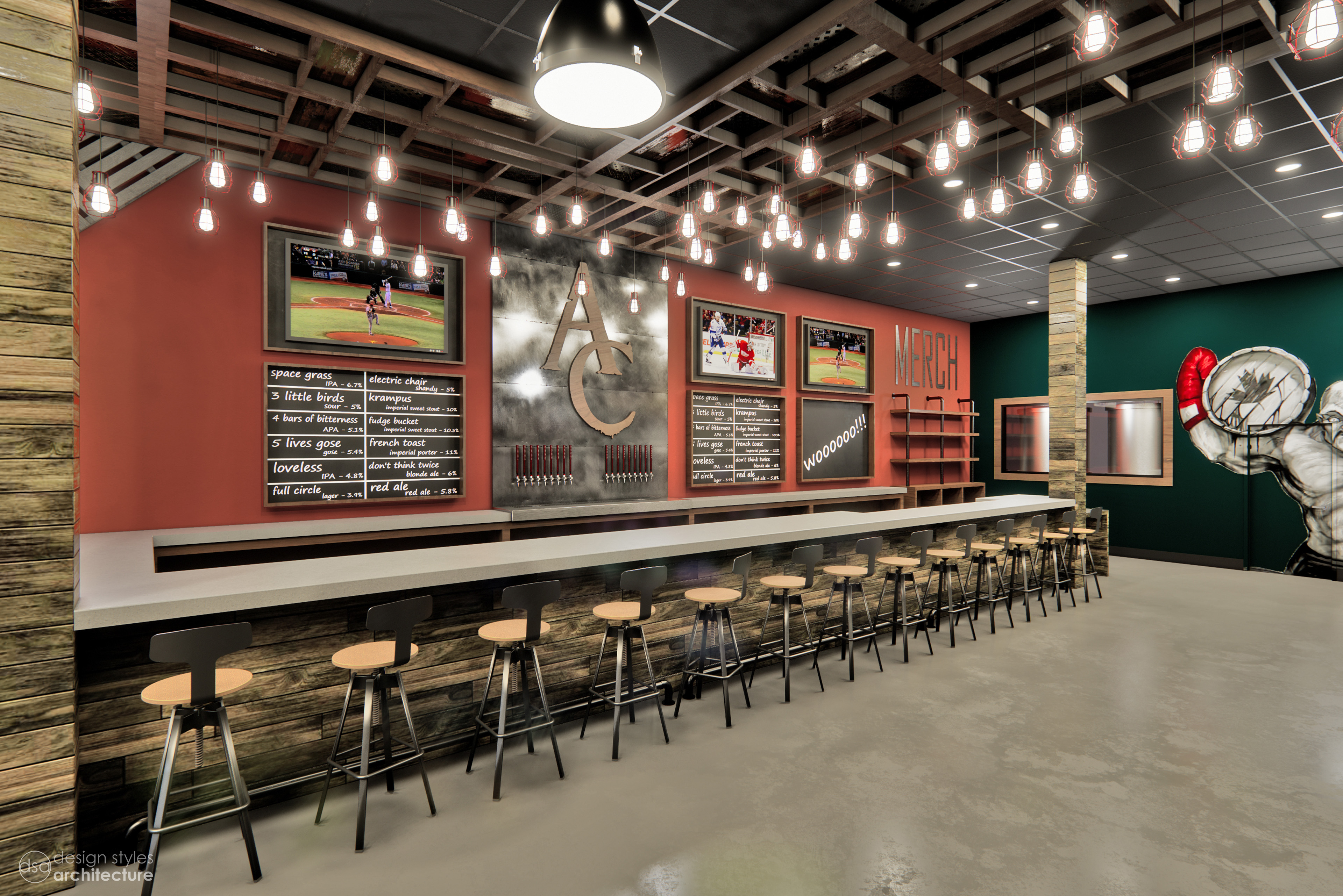 Angry Chair Brewing by Design Styles Architecture - Architizer