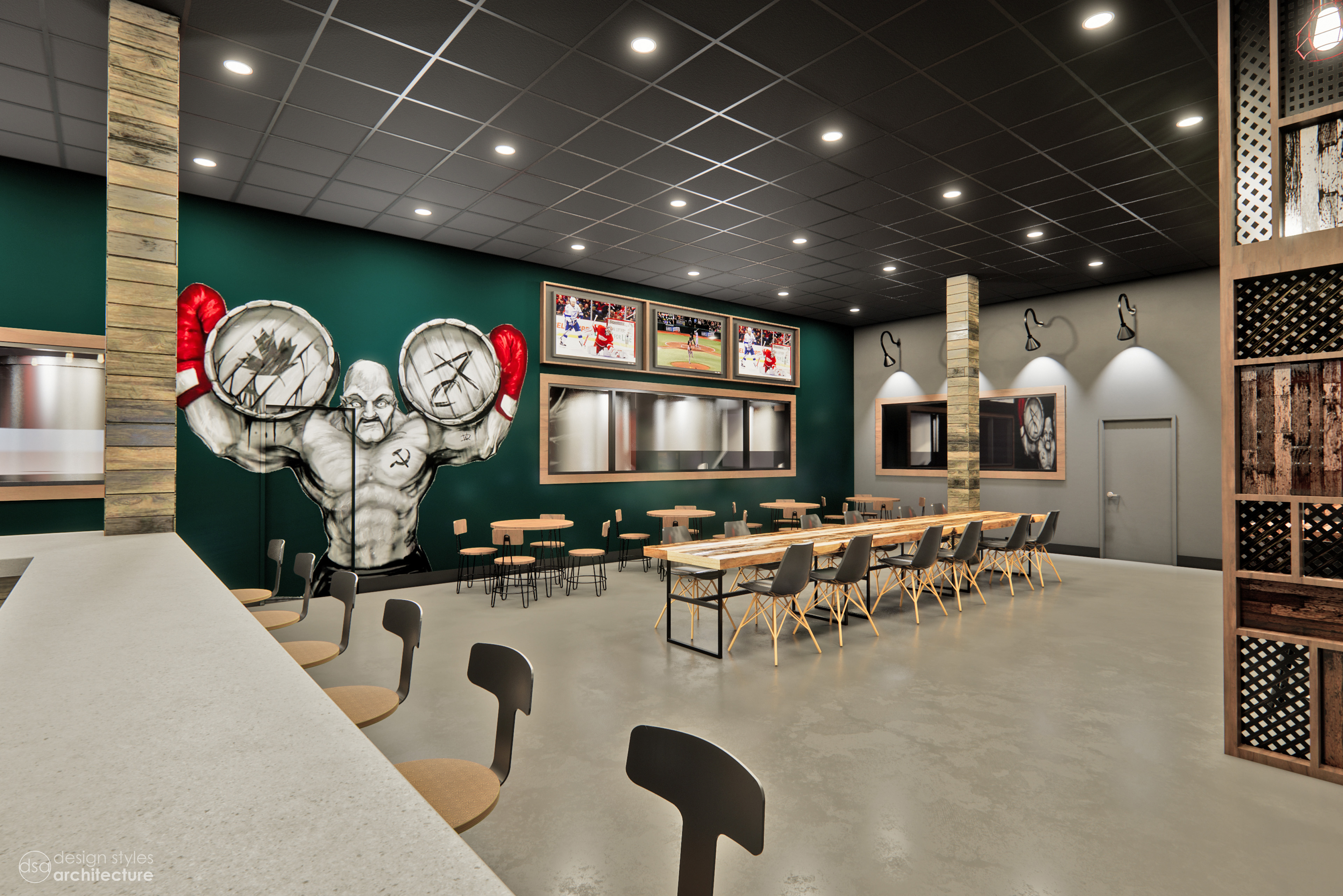 Angry Chair Brewing by Design Styles Architecture - Architizer