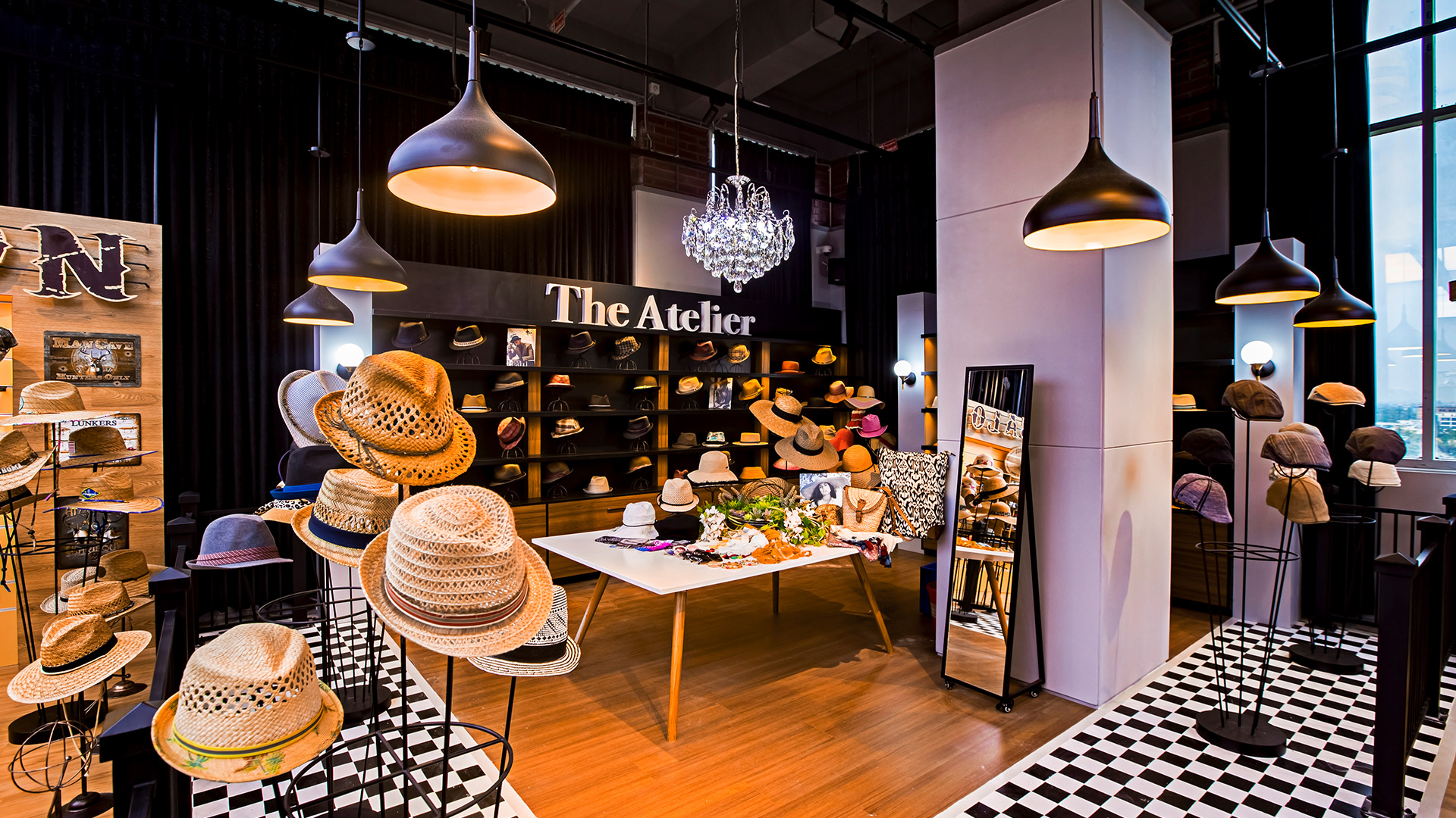 Headwear Showroom Interior Design by Zero Inch Interiors Ltd. - Architizer