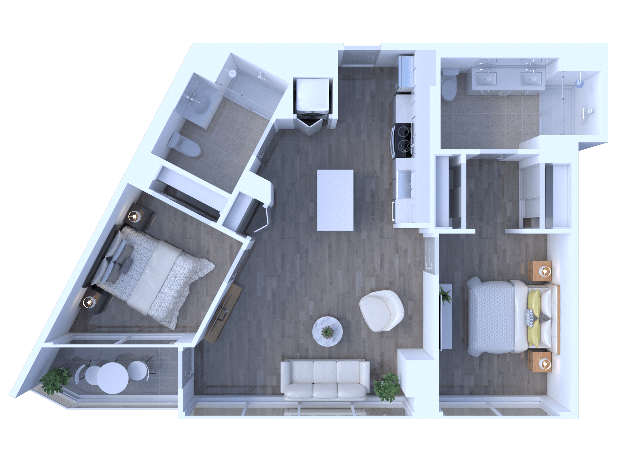 3D Floor Plans for Apartment Homes by The 2D3D Floor Plan Company - Architizer