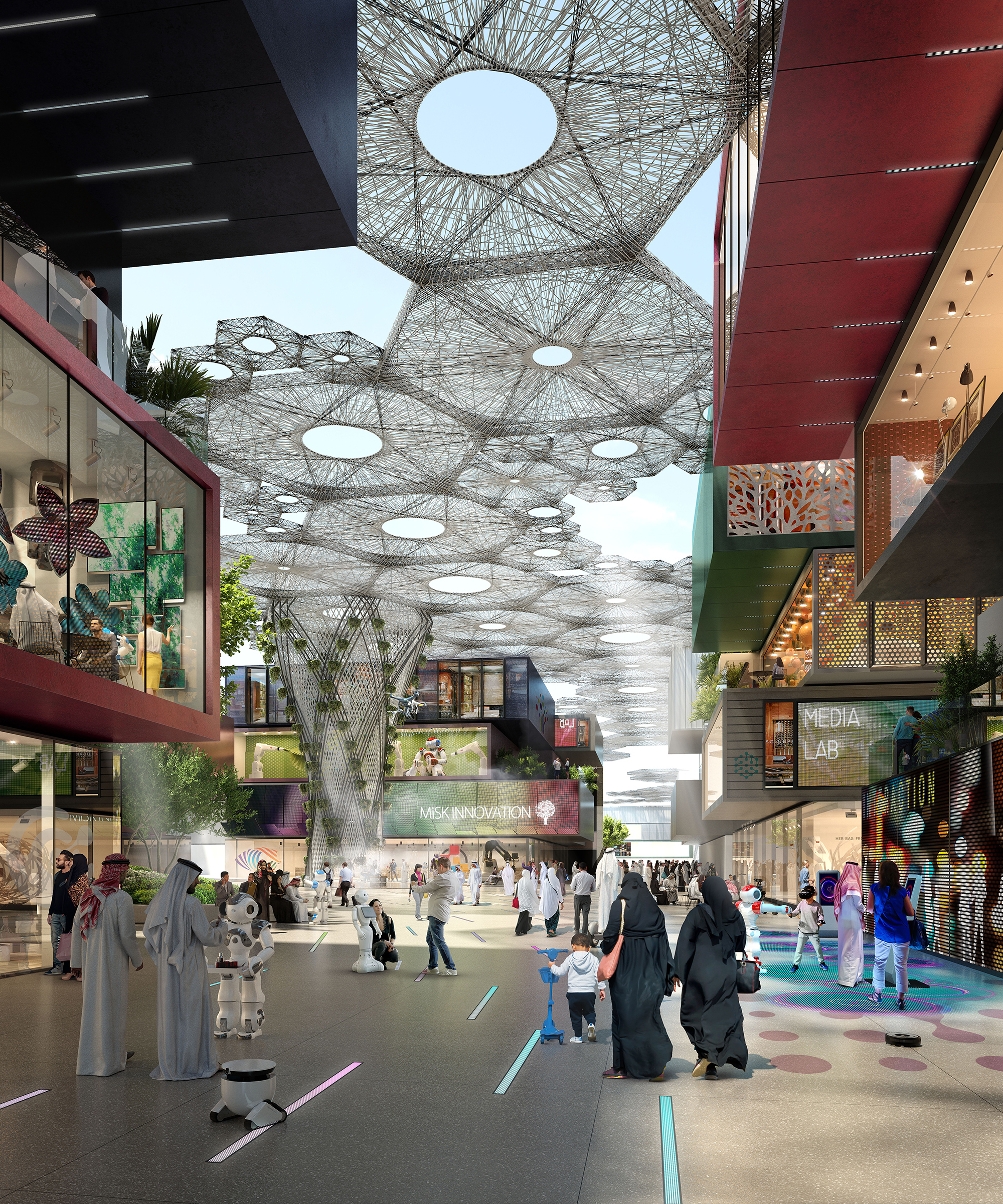 Mohammed Bin Salman Nonprofit City General Master Plan by AS+P Albert ...