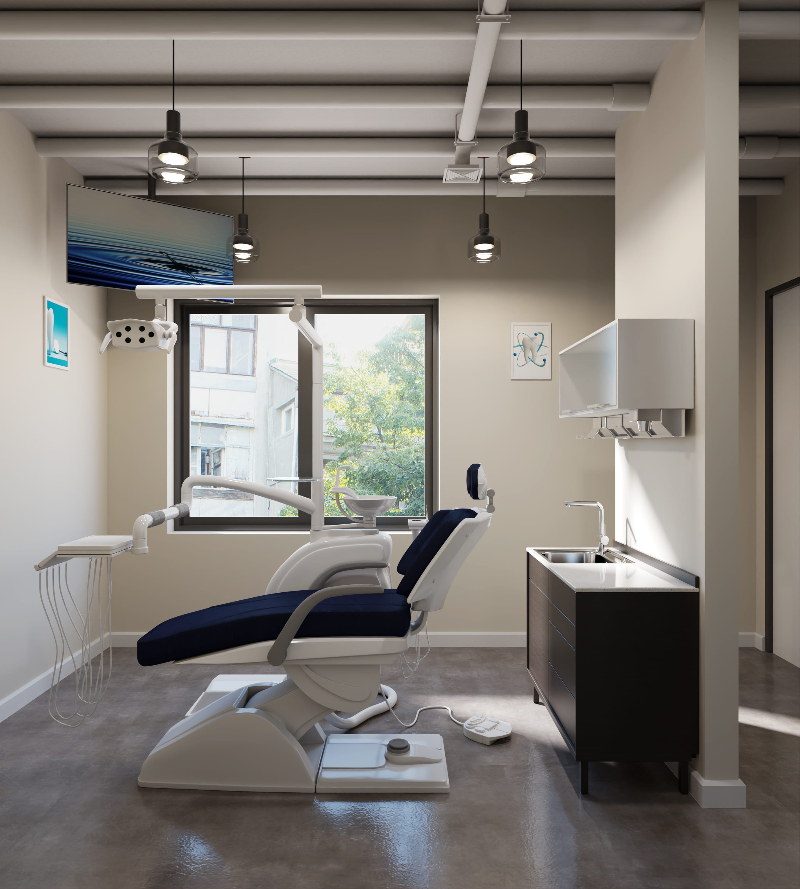 3D Interior Rendering for Treatment Room by The 2D3D Floor Plan Company ...