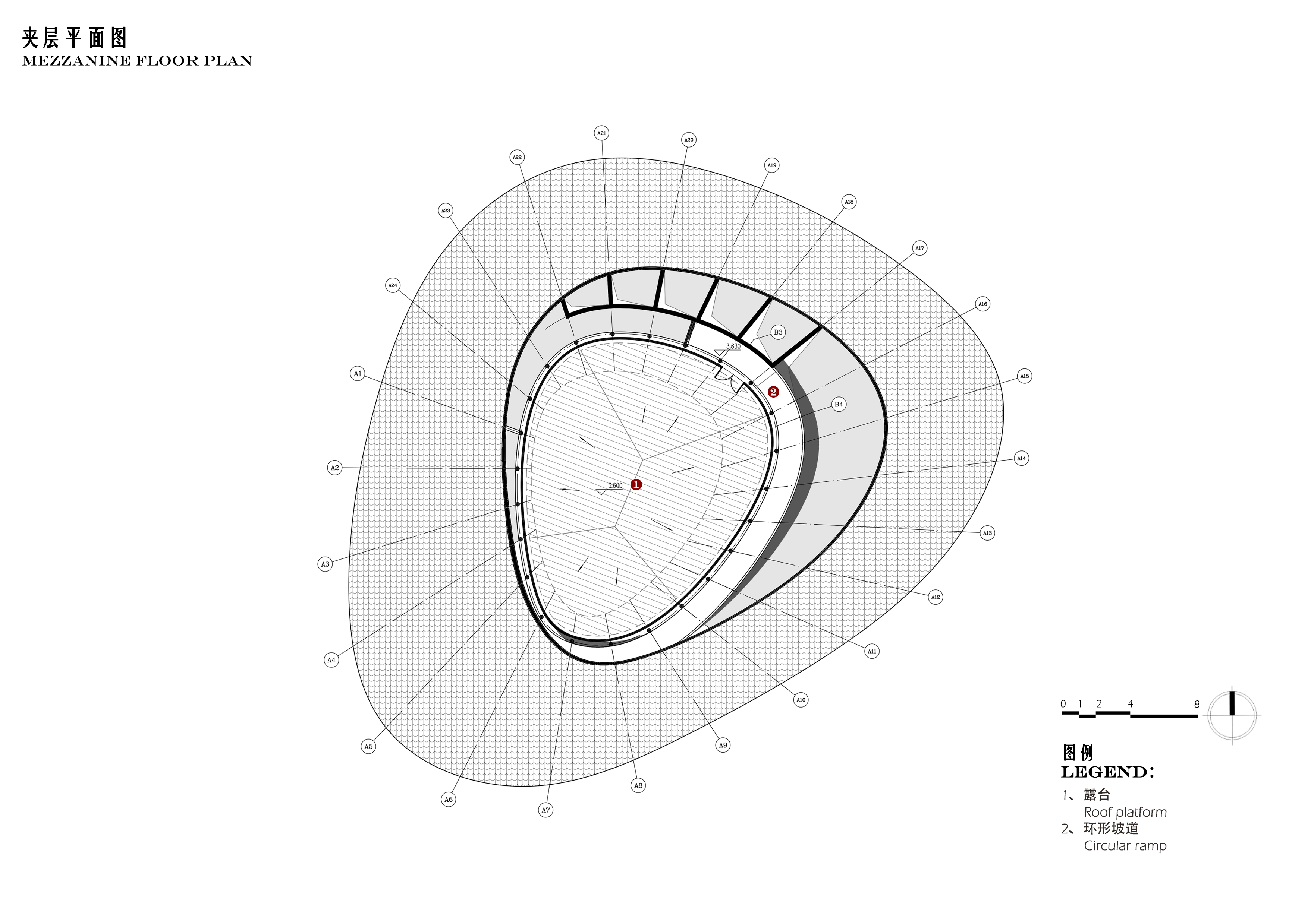 Huanxiu Lake Science Popularization and Education Center design by ...