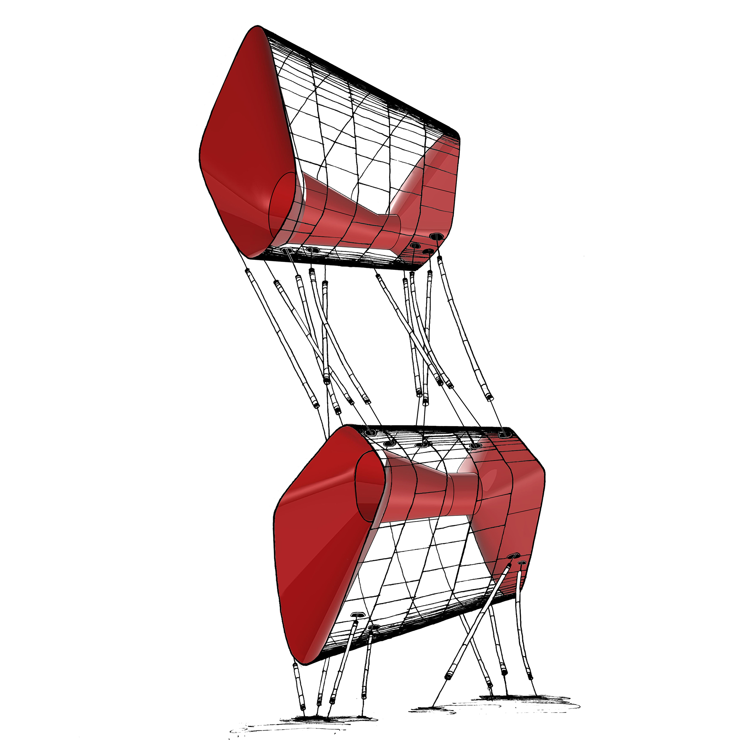 Sandstorm Absorbent Skyscraper by Kalbod Design Studio - Architizer