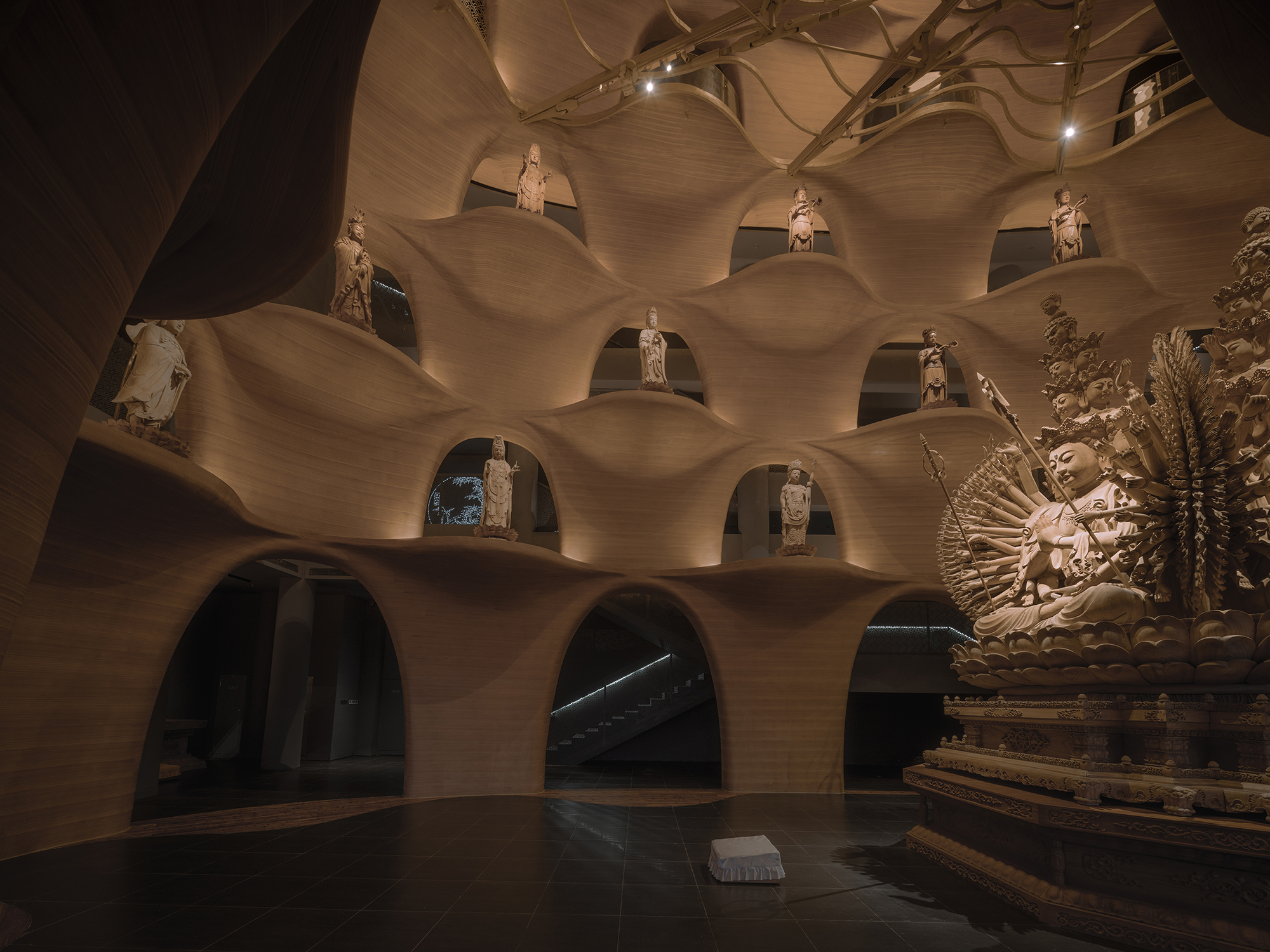 Zushan· Ji Xin Monastery· Wood Buddha Statue Museum by ARCHSTUDIO ...