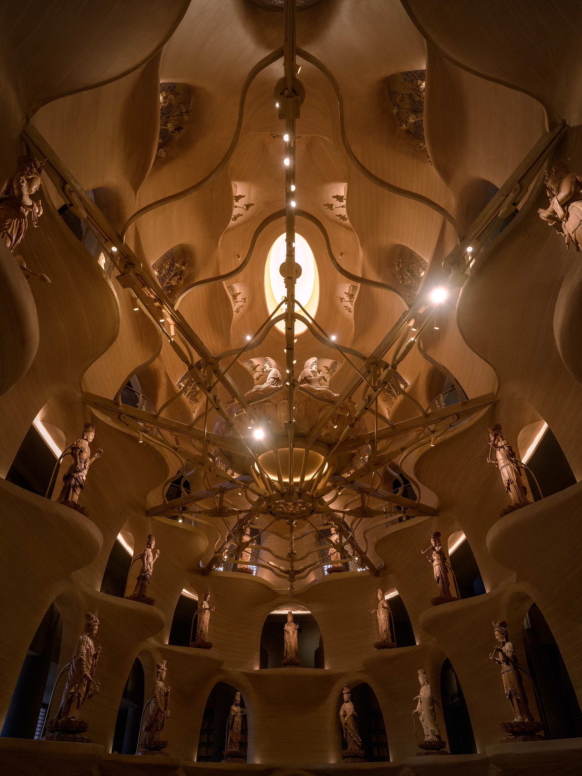 Zushan· Ji Xin Monastery· Wood Buddha Statue Museum by ARCHSTUDIO ...