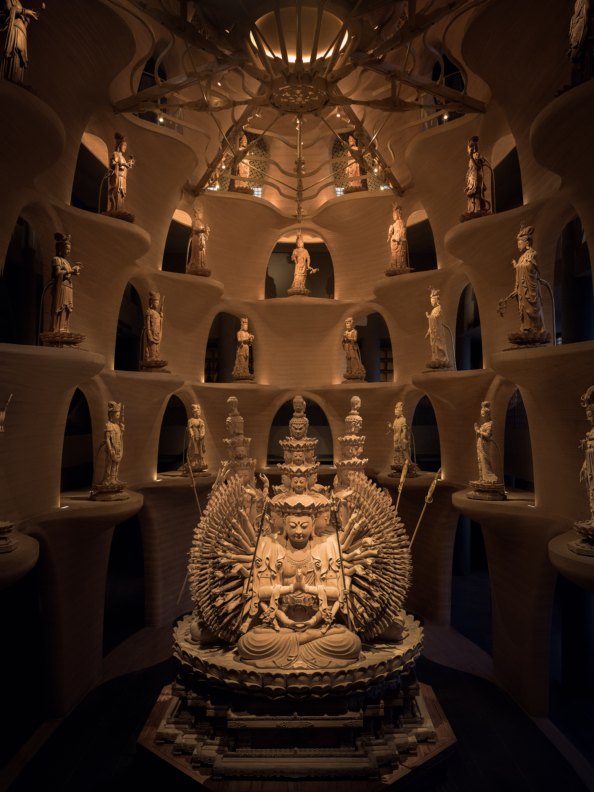 Zushan· Ji Xin Monastery· Wood Buddha Statue Museum by ARCHSTUDIO ...