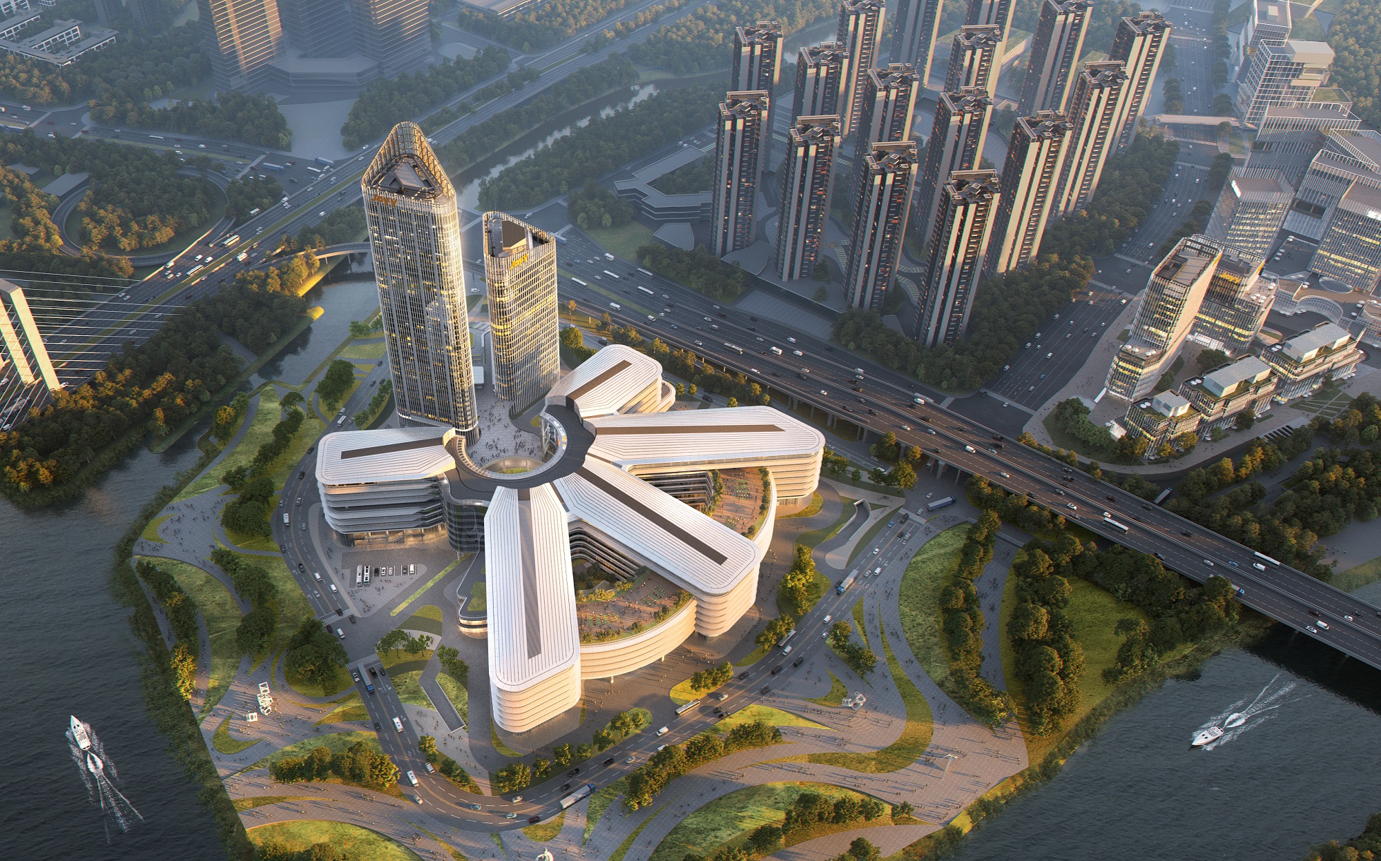 Aedas-Designed JOYY Industrial Internet Headquarters Project by Aedas ...