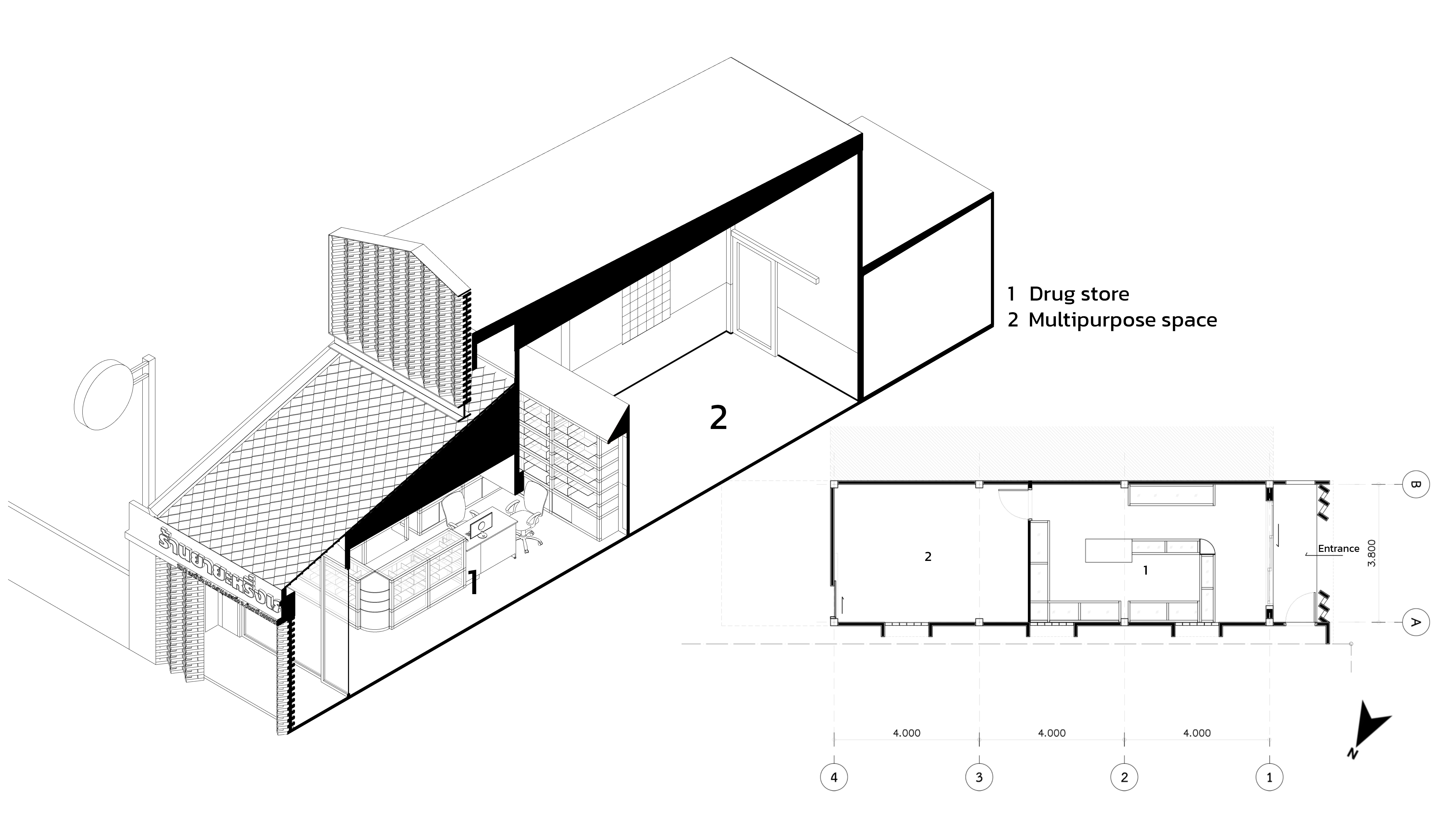 Yaring Pharmacy Drug Store by RizkeeDesign - Architizer