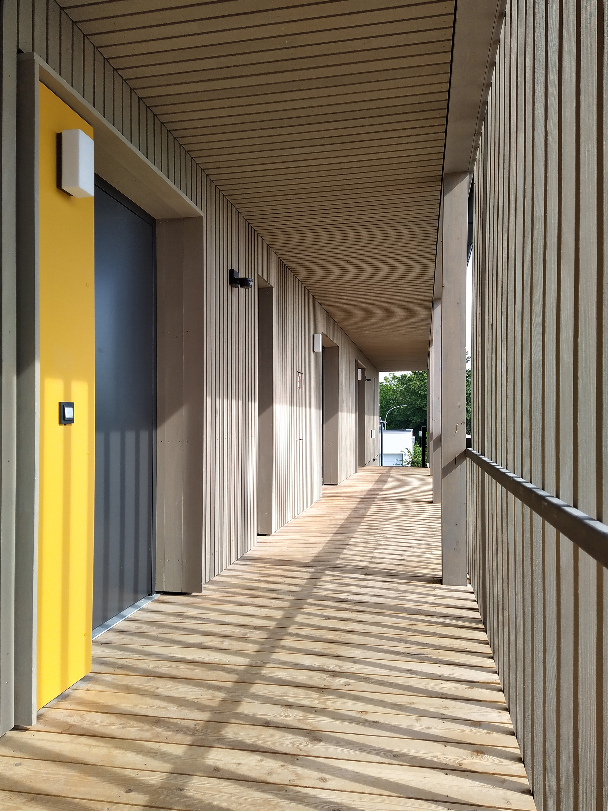 multi-family apartment building in timber construction by HOE ...