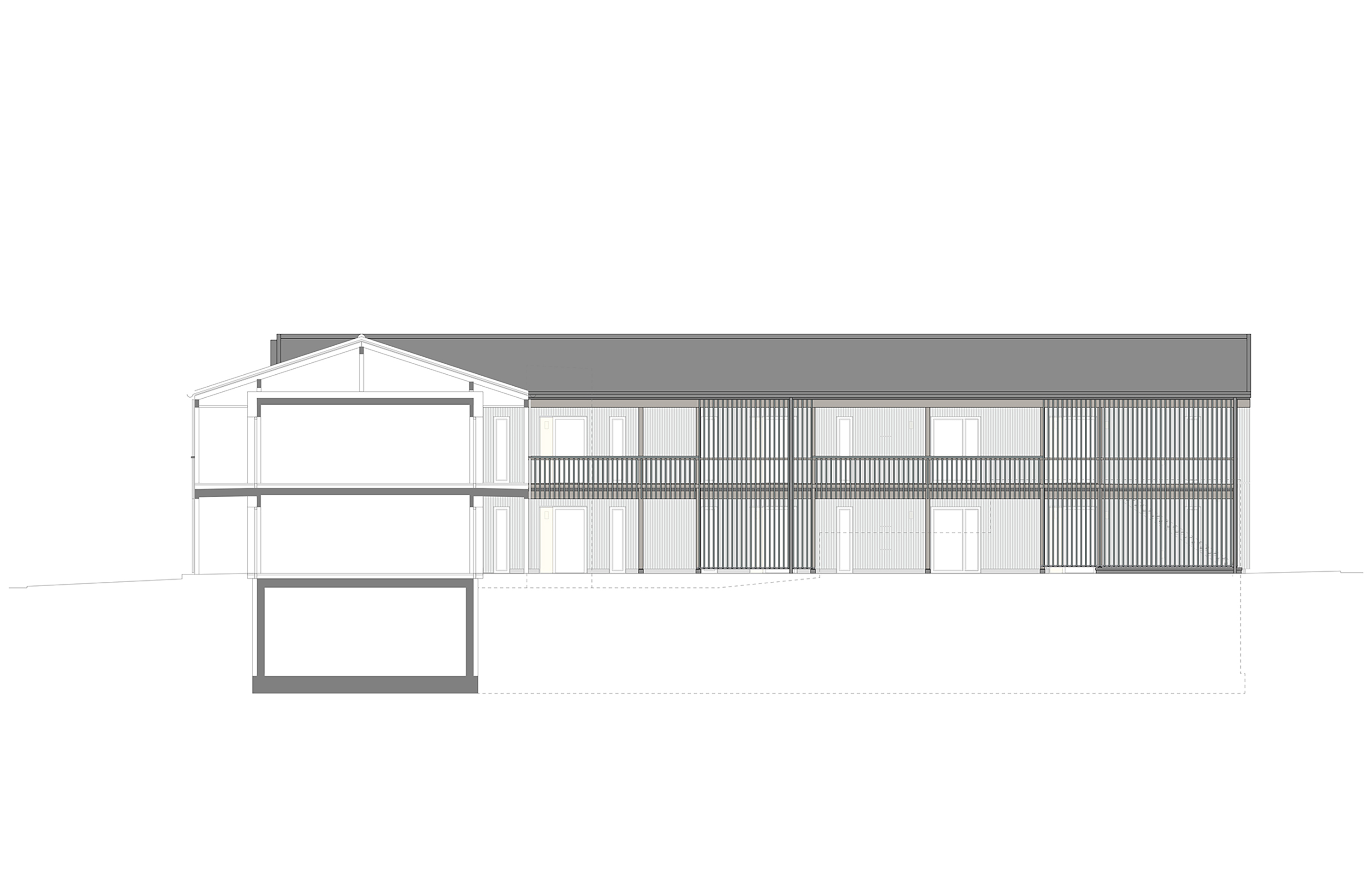 multi-family apartment building in timber construction by HOE ...