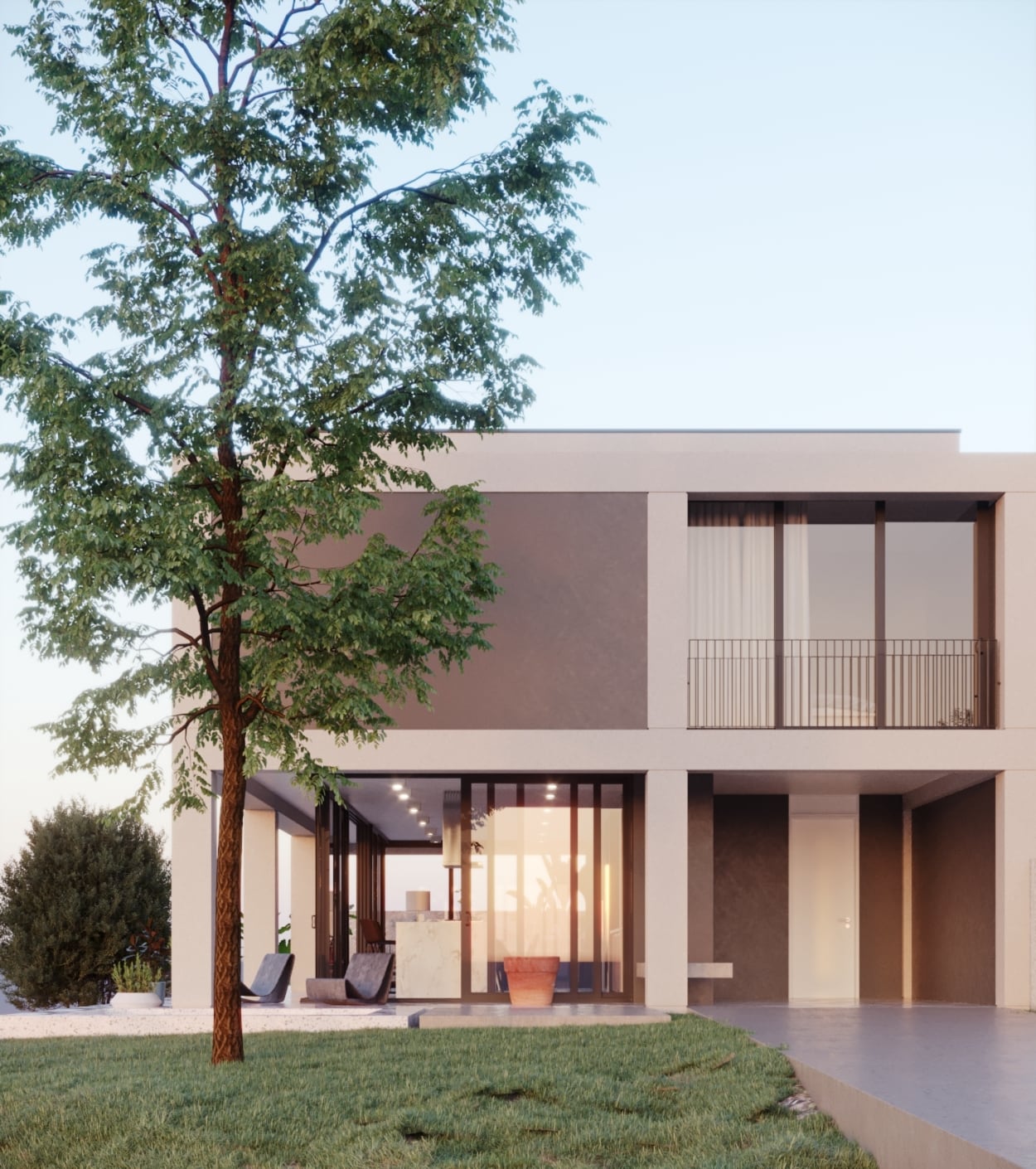 Casa Blue by 0E1 ARQUITETOS - Architizer