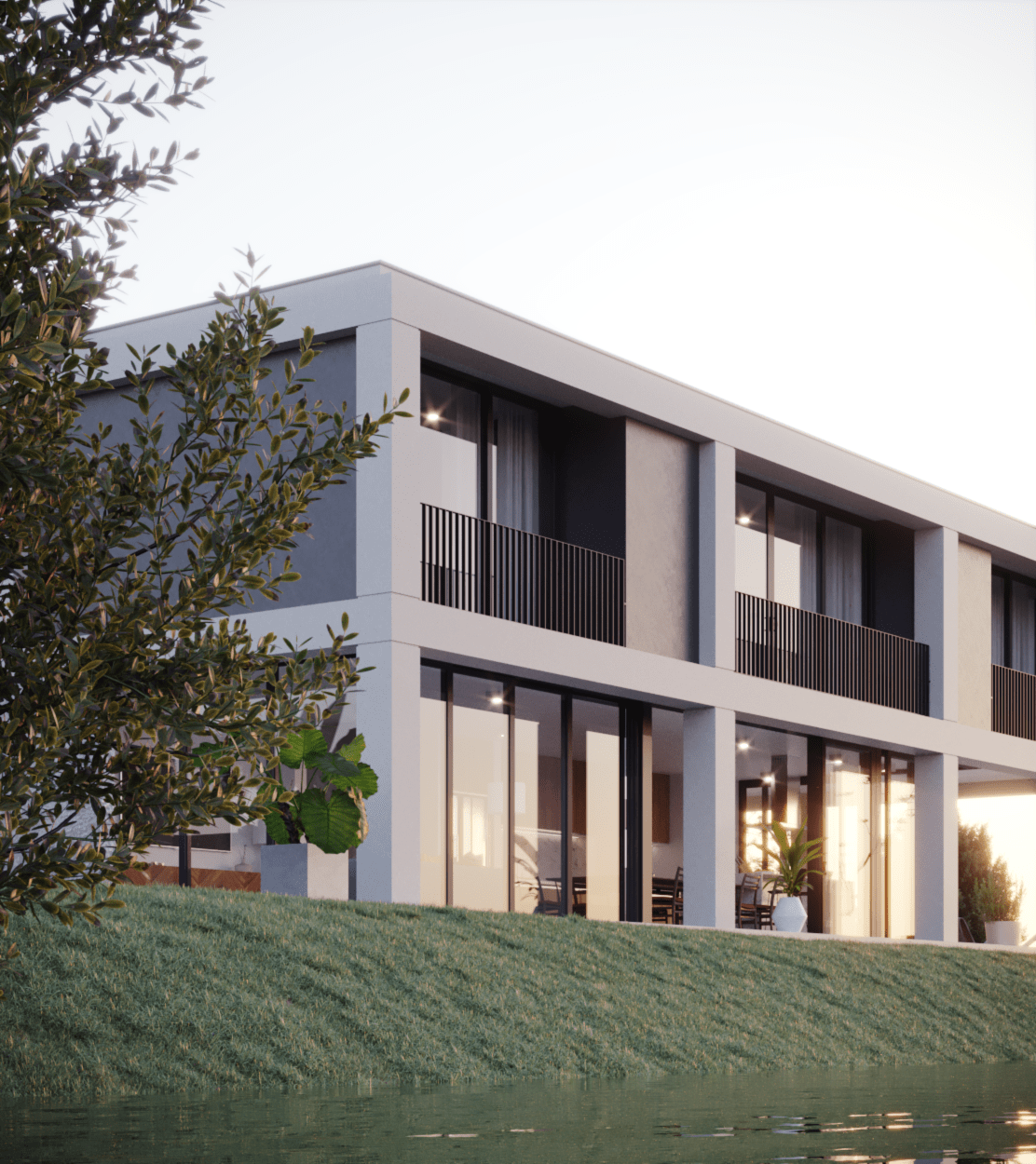 Casa Blue by 0E1 ARQUITETOS - Architizer
