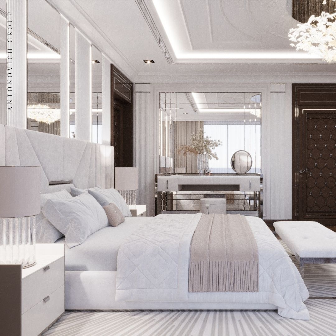 Unveiling Luxury: Antonovich Group's Bedroom Interior Design Solution ...