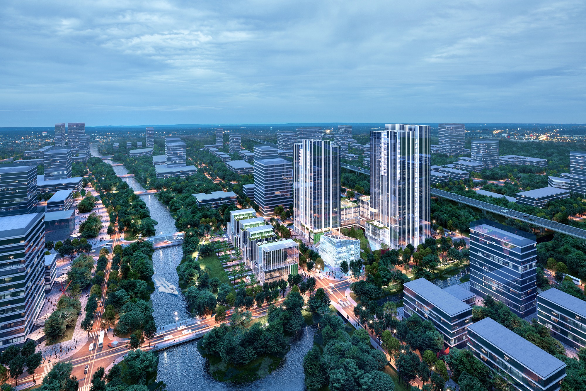 A dynamic mixed-use hub in the core of Greater Bay Area by Aedas ...