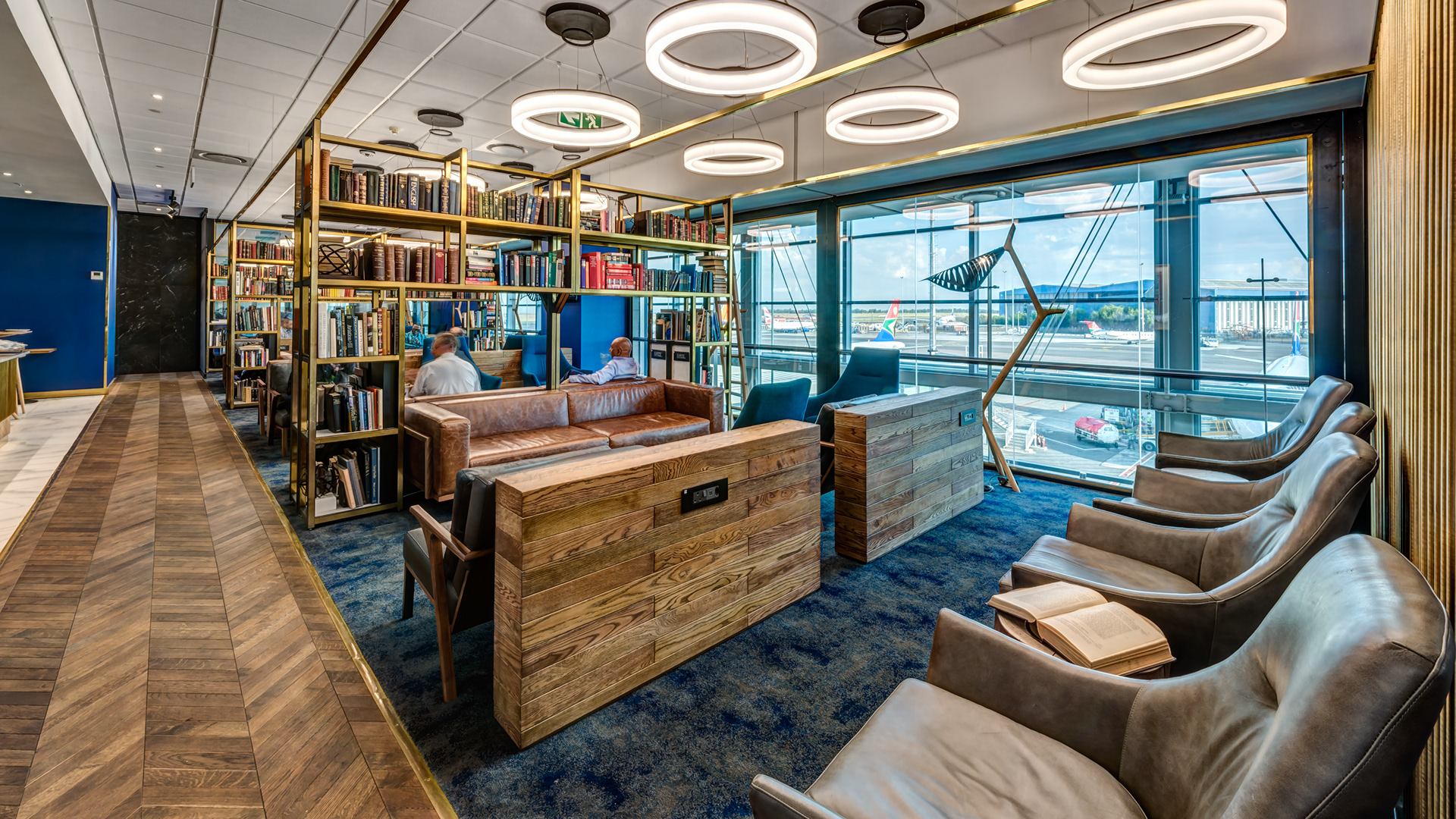 Standard Bank, Airport Library Lounge | South Africa by COOOP. - Architizer