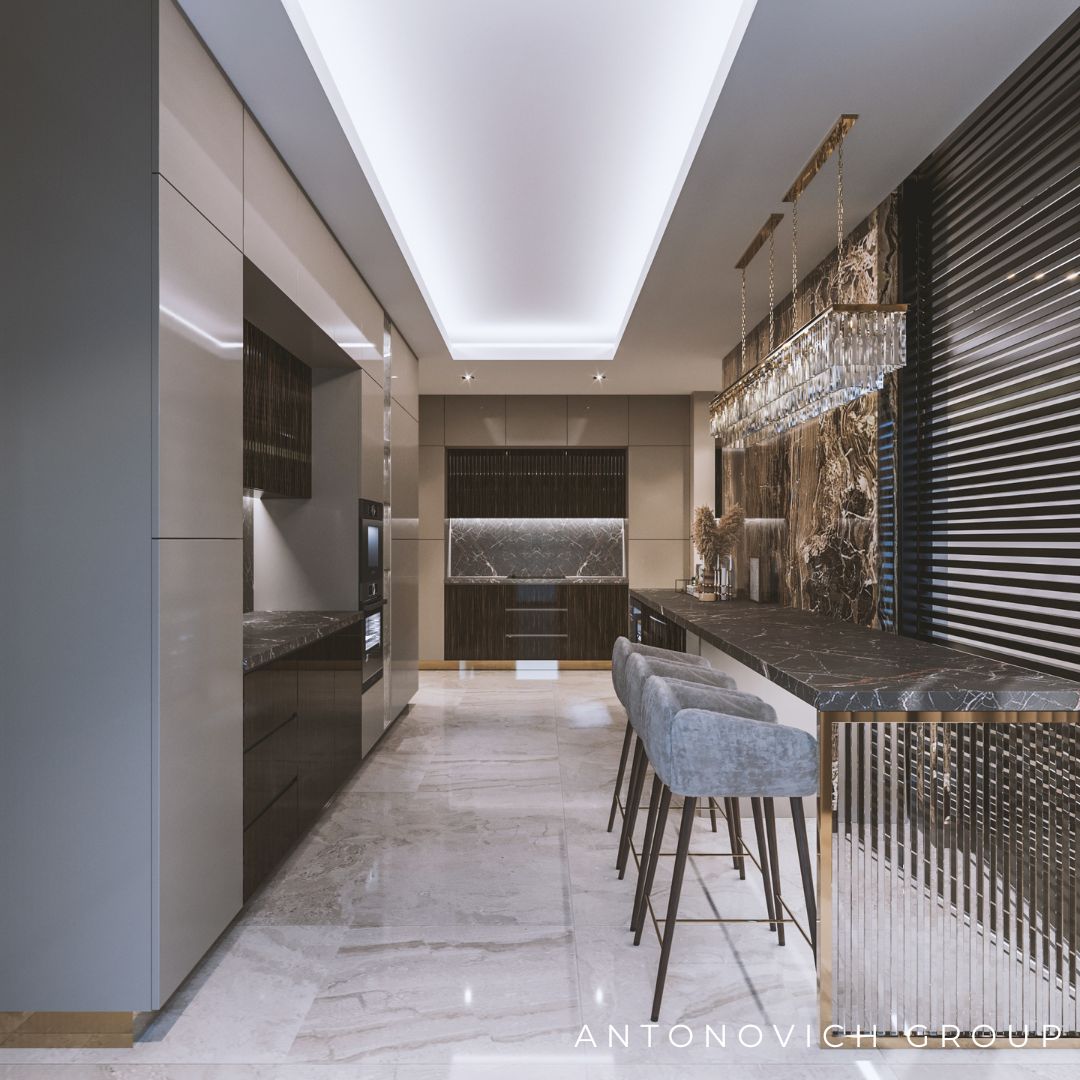 Culinary Masterpiece: Antonovich Group's Luxury Kitchen in Modern Style ...