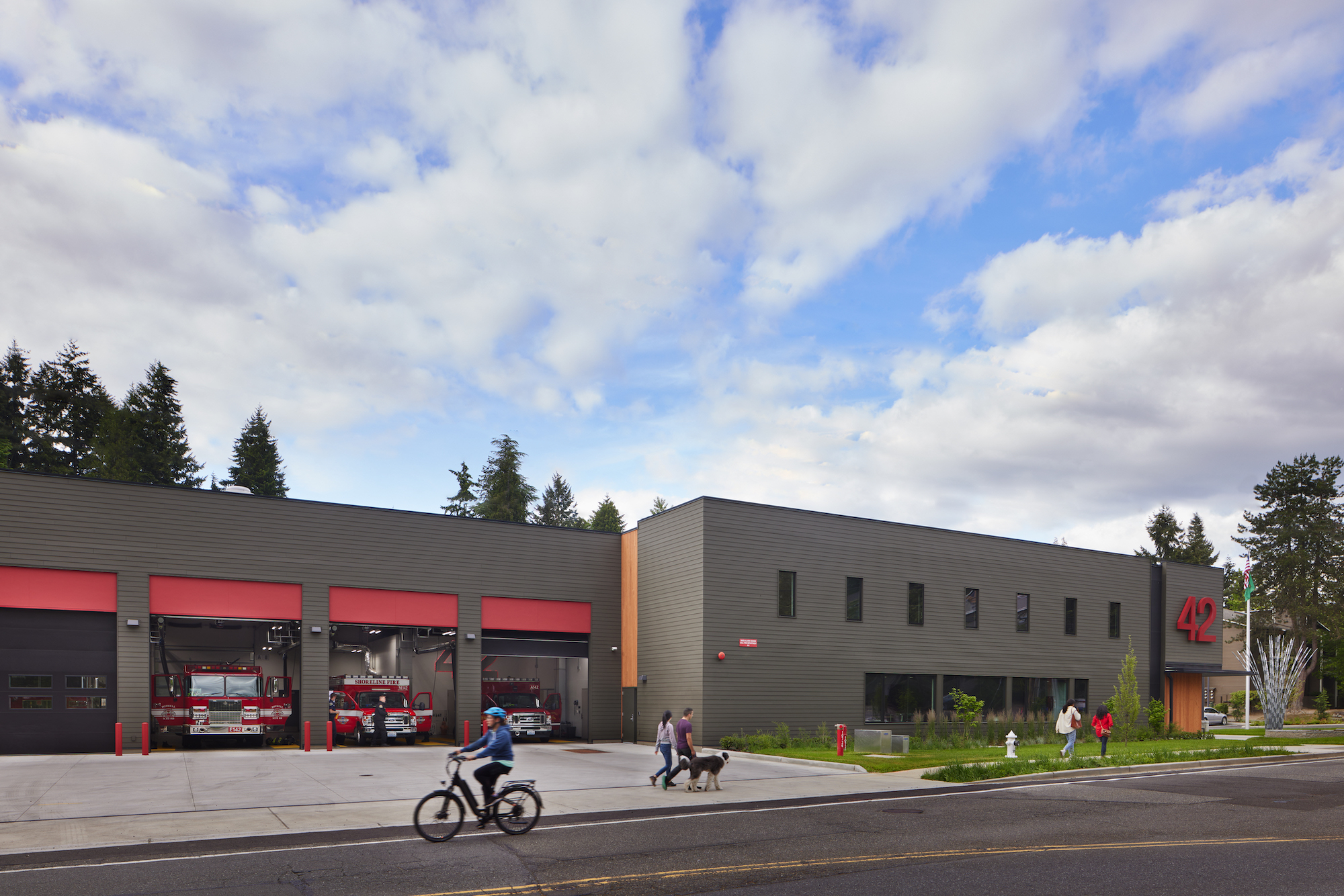 Bothell Fire Stations 42 and 45 by The Miller Hull Partnership - Architizer