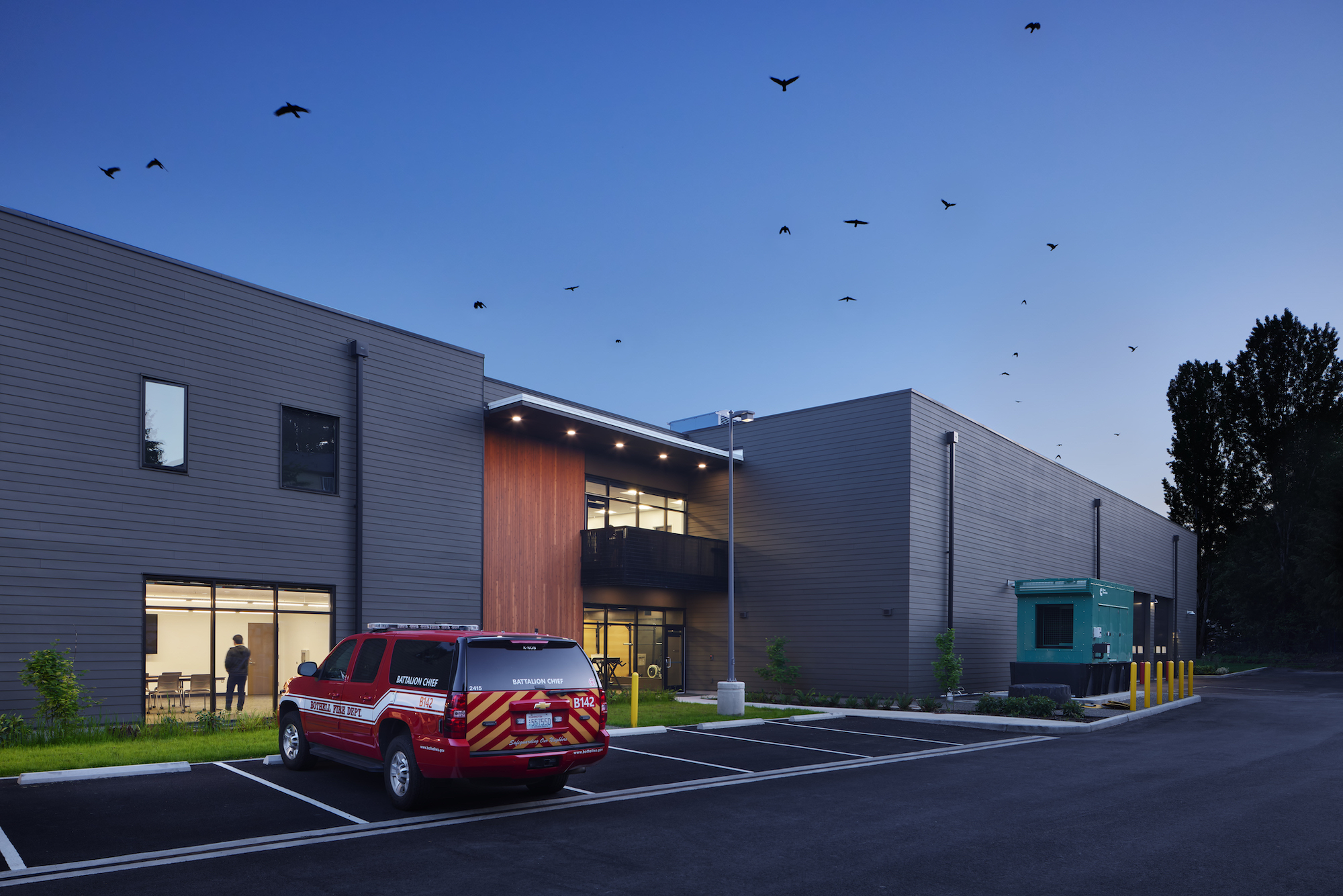Bothell Fire Stations 42 and 45 by The Miller Hull Partnership - Architizer