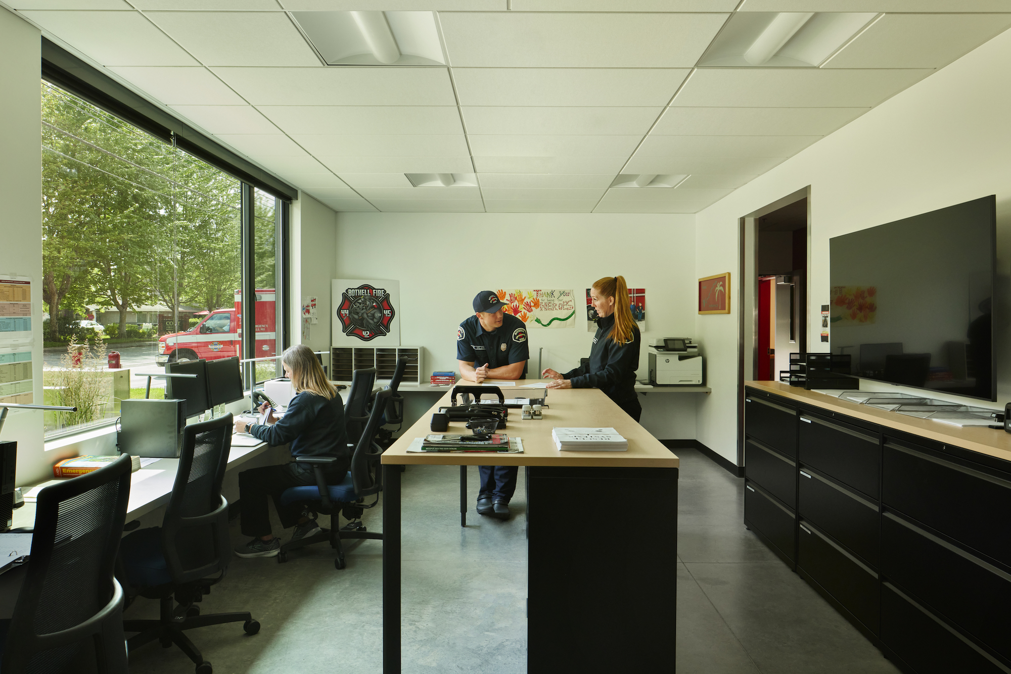 Bothell Fire Stations 42 and 45 by The Miller Hull Partnership - Architizer
