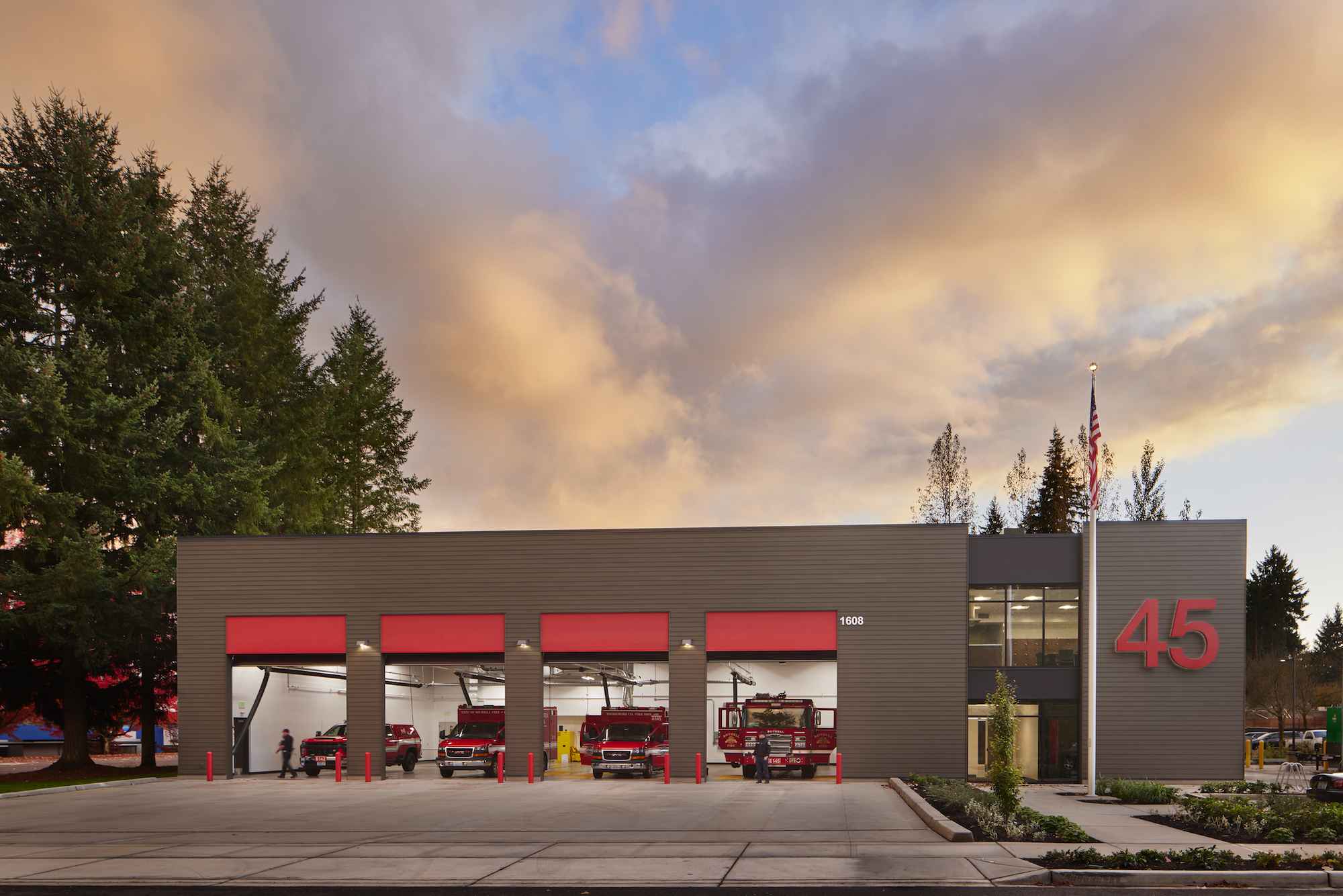 Bothell Fire Stations 42 and 45 by The Miller Hull Partnership - Architizer