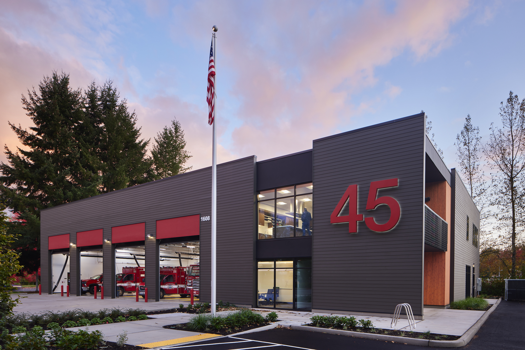 Bothell Fire Stations 42 and 45 by The Miller Hull Partnership - Architizer