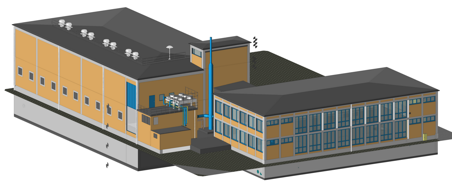 Scan to BIM of a hydroelectric power plant in Germany by Miviso GmbH ...