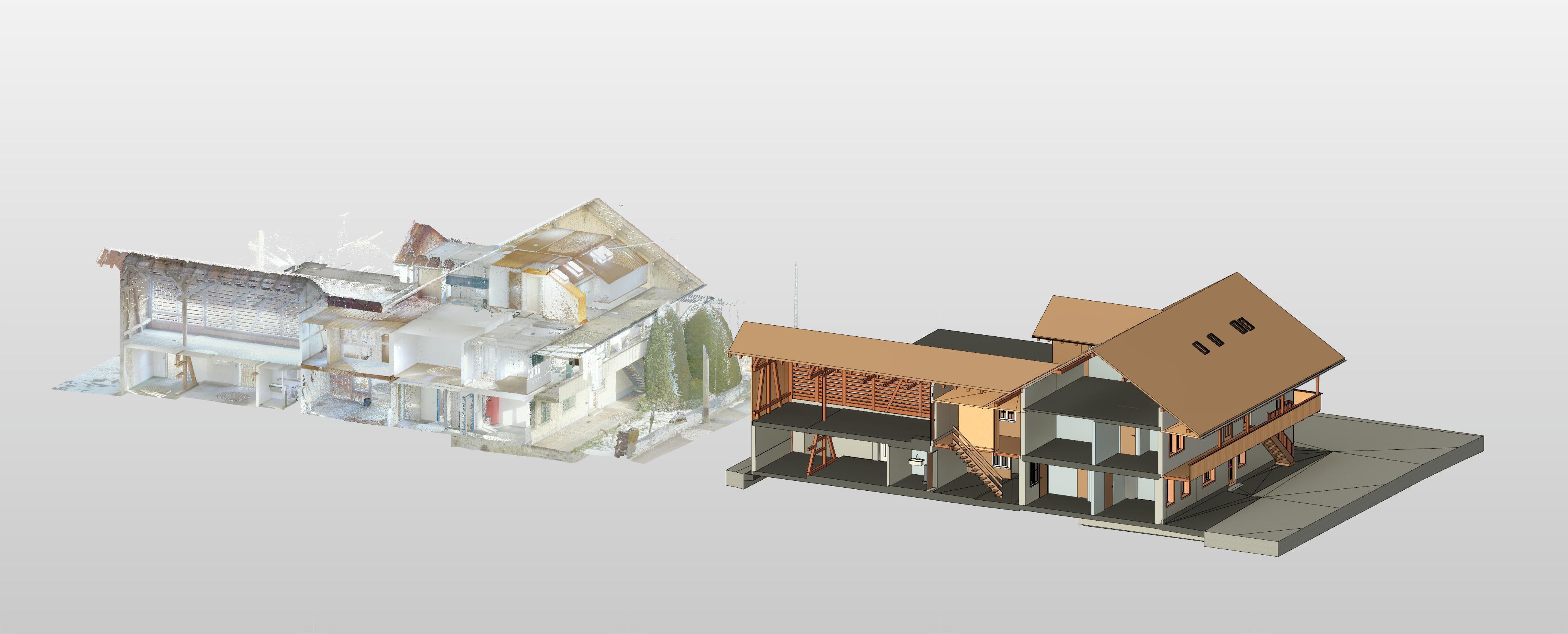 Scan to 3D CAD of a greenhouse building in Switzerland by Miviso GmbH ...