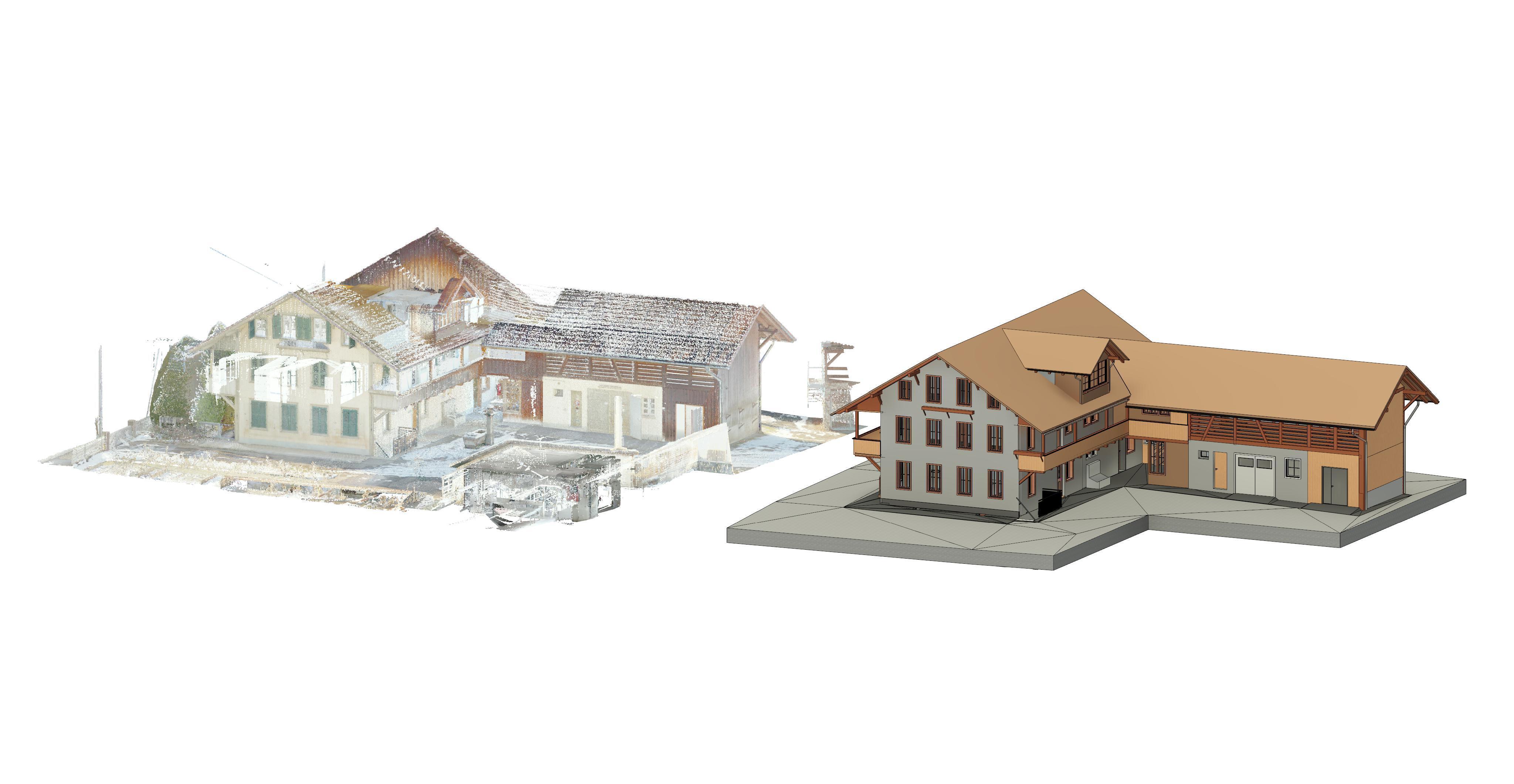 Scan to 3D CAD of a greenhouse building in Switzerland by Miviso GmbH ...