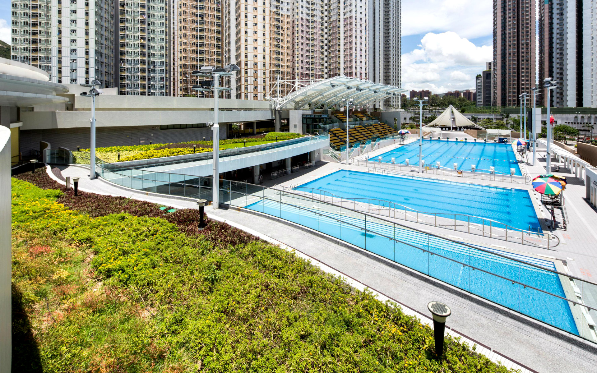 Tuen Mun North West Swimming Pool by Ronald Lu & Partners - Architizer