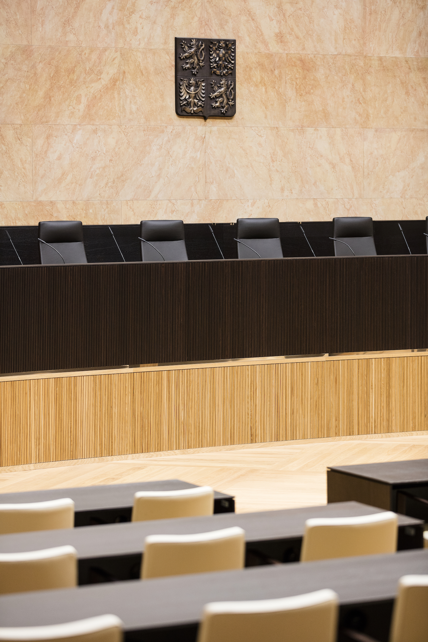 The interiors of the Constitutional Court of the Czech Republic by MOAD ...