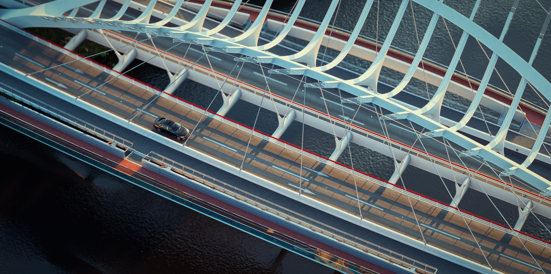 The Brocade Loom, Qinhuai New River Bridge by ATAH - Architizer