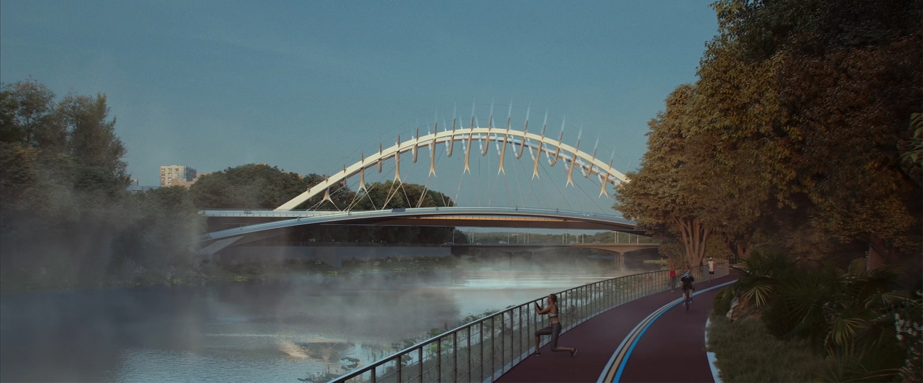 The Brocade Loom, Qinhuai New River Bridge by ATAH - Architizer