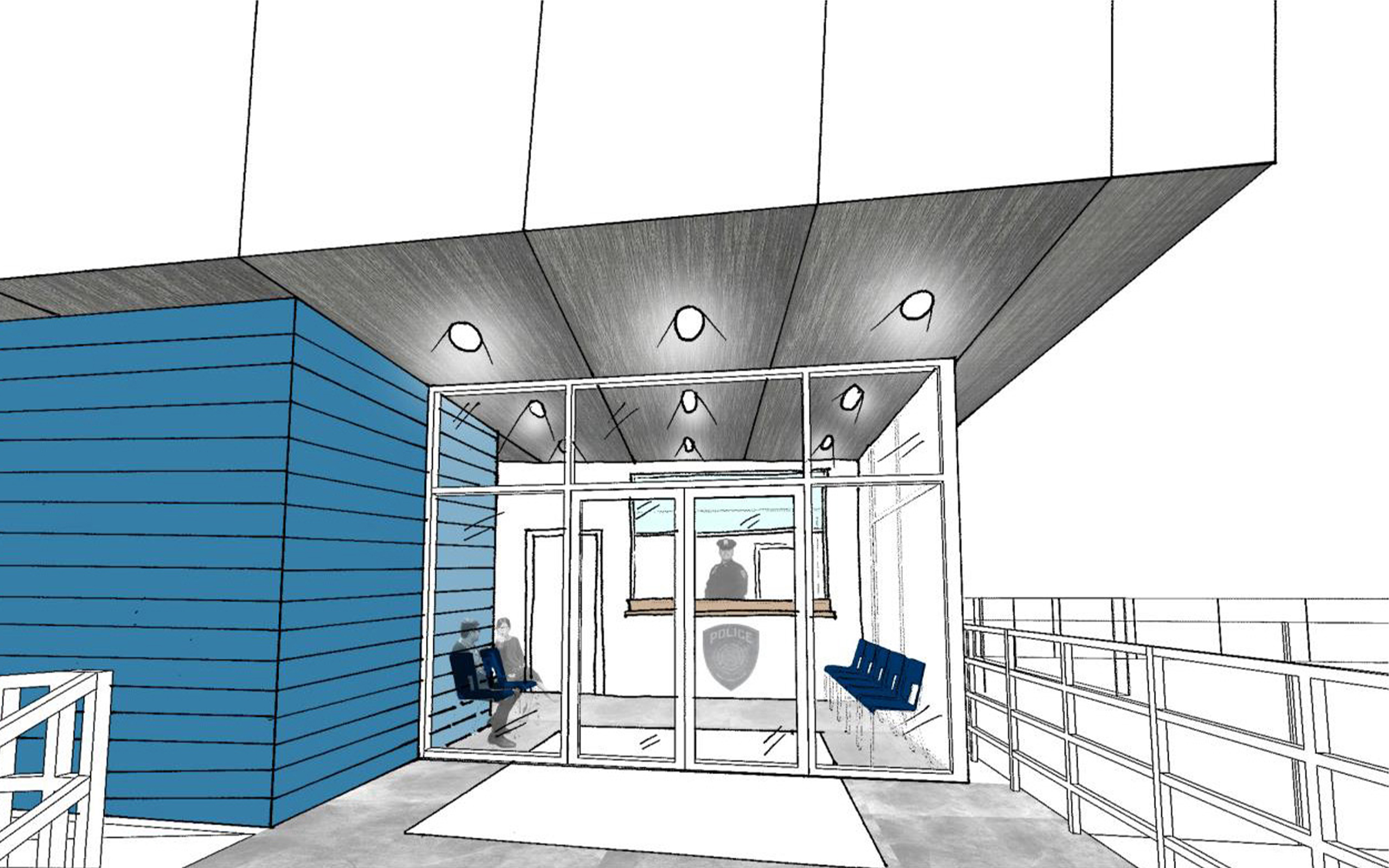 MTA District 9 Police Facility by di Domenico + Partners, LLP - Architizer