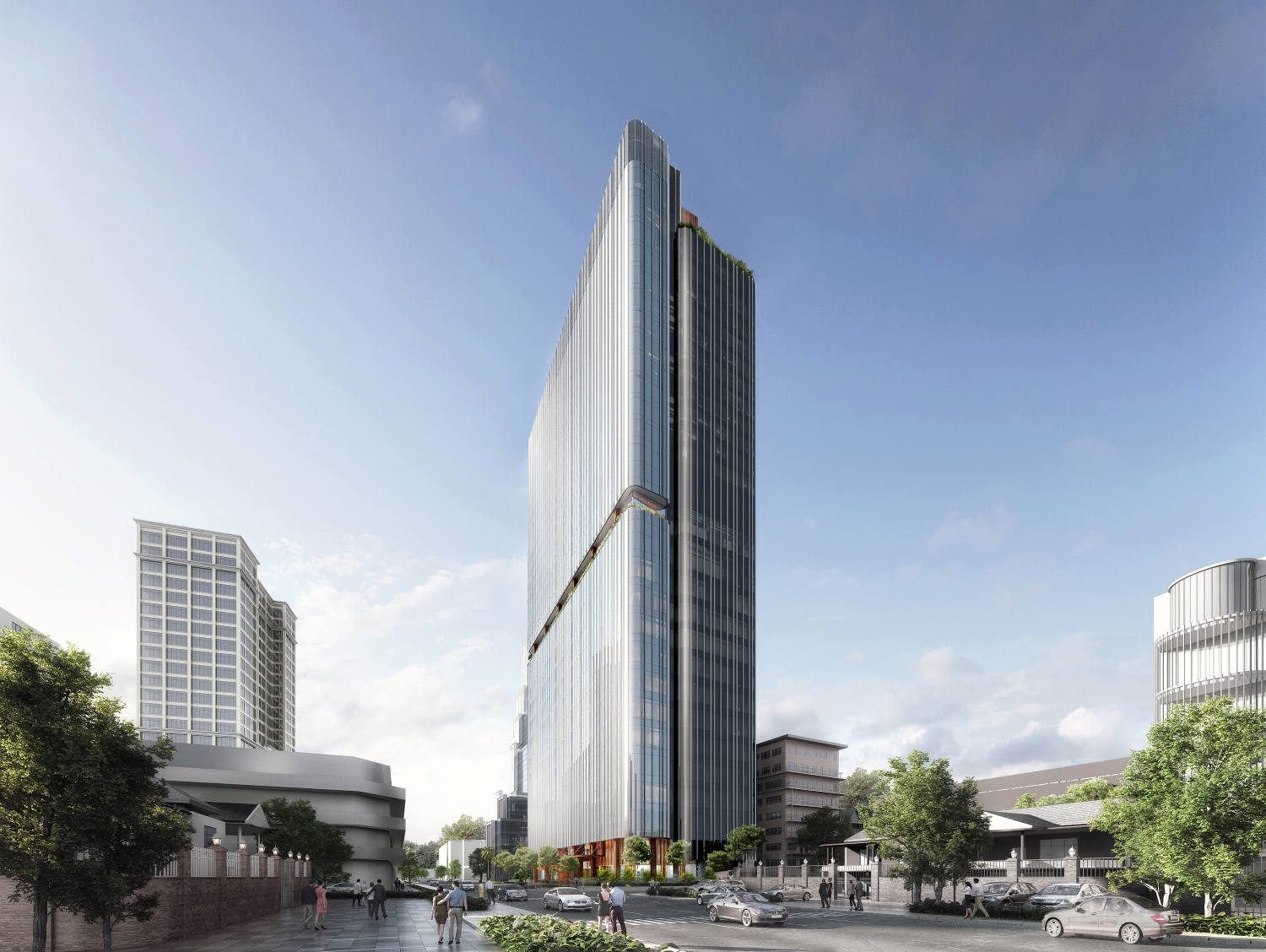 A Sleek Landmark in Phnom Penh's Skyline by Aedas - Architizer