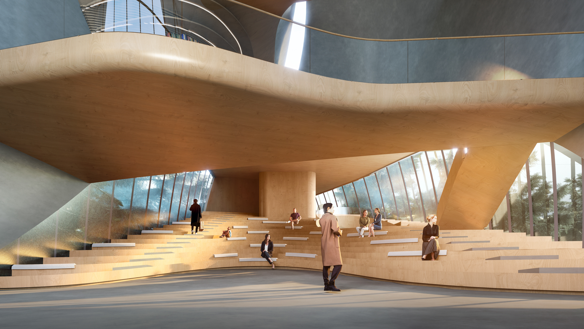 Linhai Galaxy Library by LYCS Architecture - Architizer