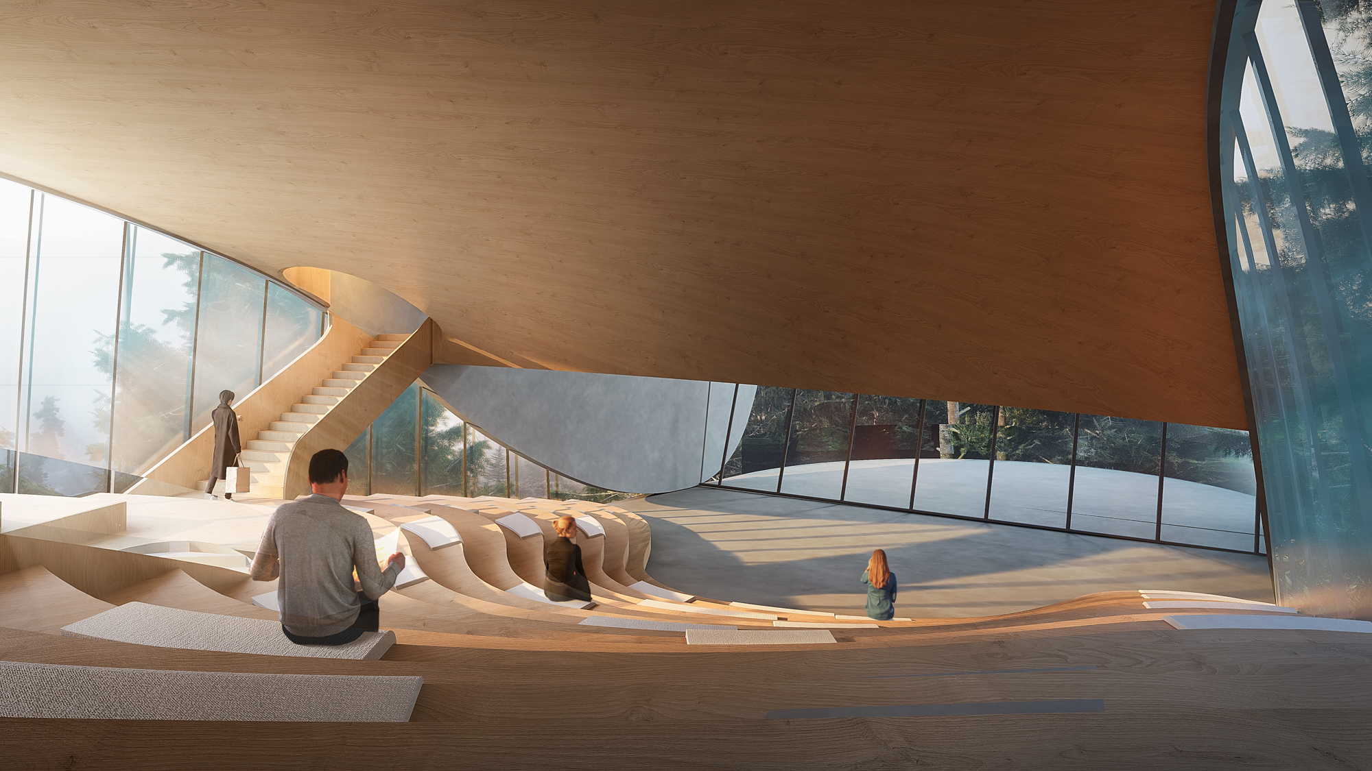 Linhai Galaxy Library by LYCS Architecture - Architizer