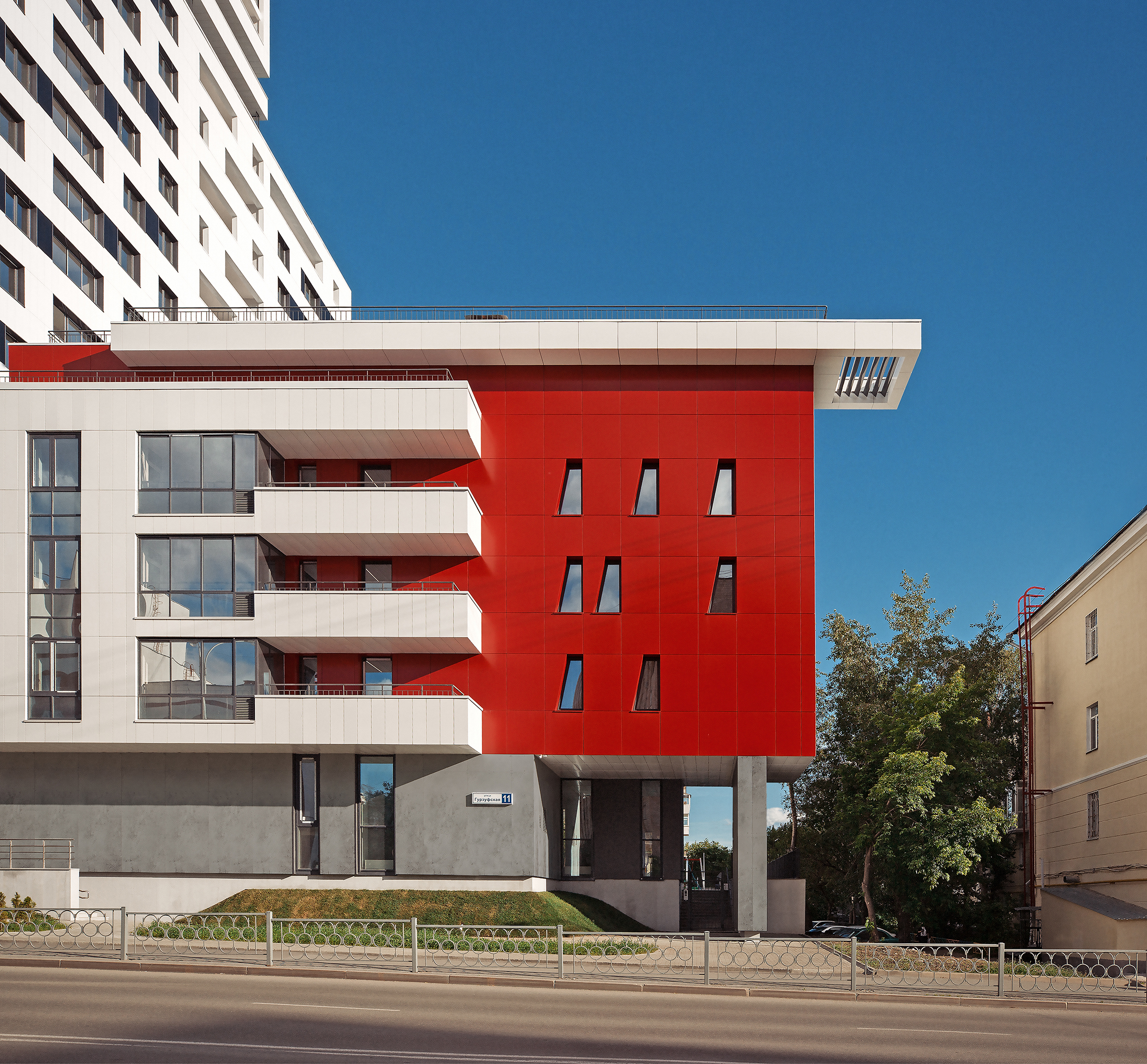 Multi-storey residential building "7th sky" by ARCHINFORM - Architizer