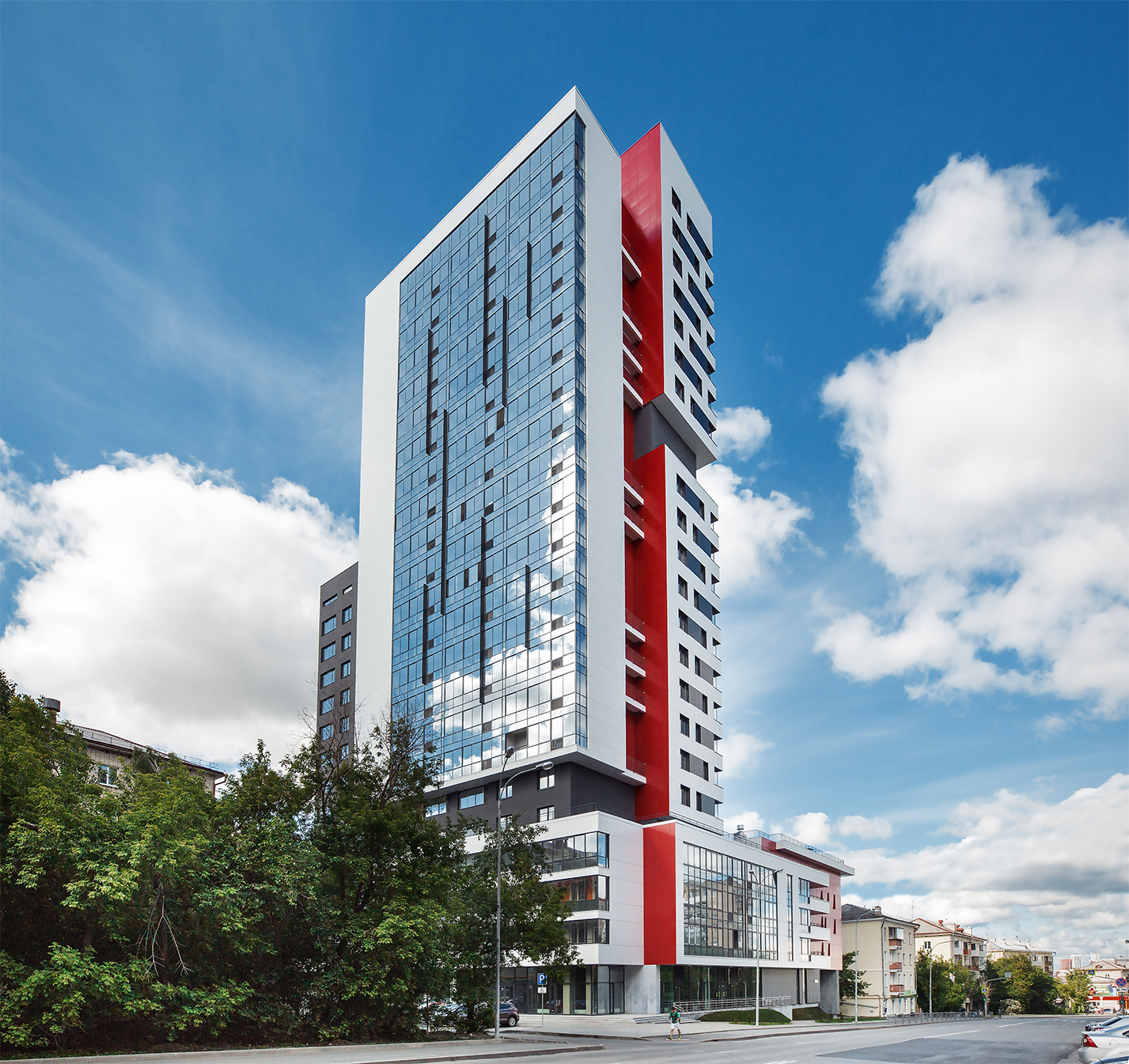 Multi-storey residential building "7th sky" by ARCHINFORM - Architizer