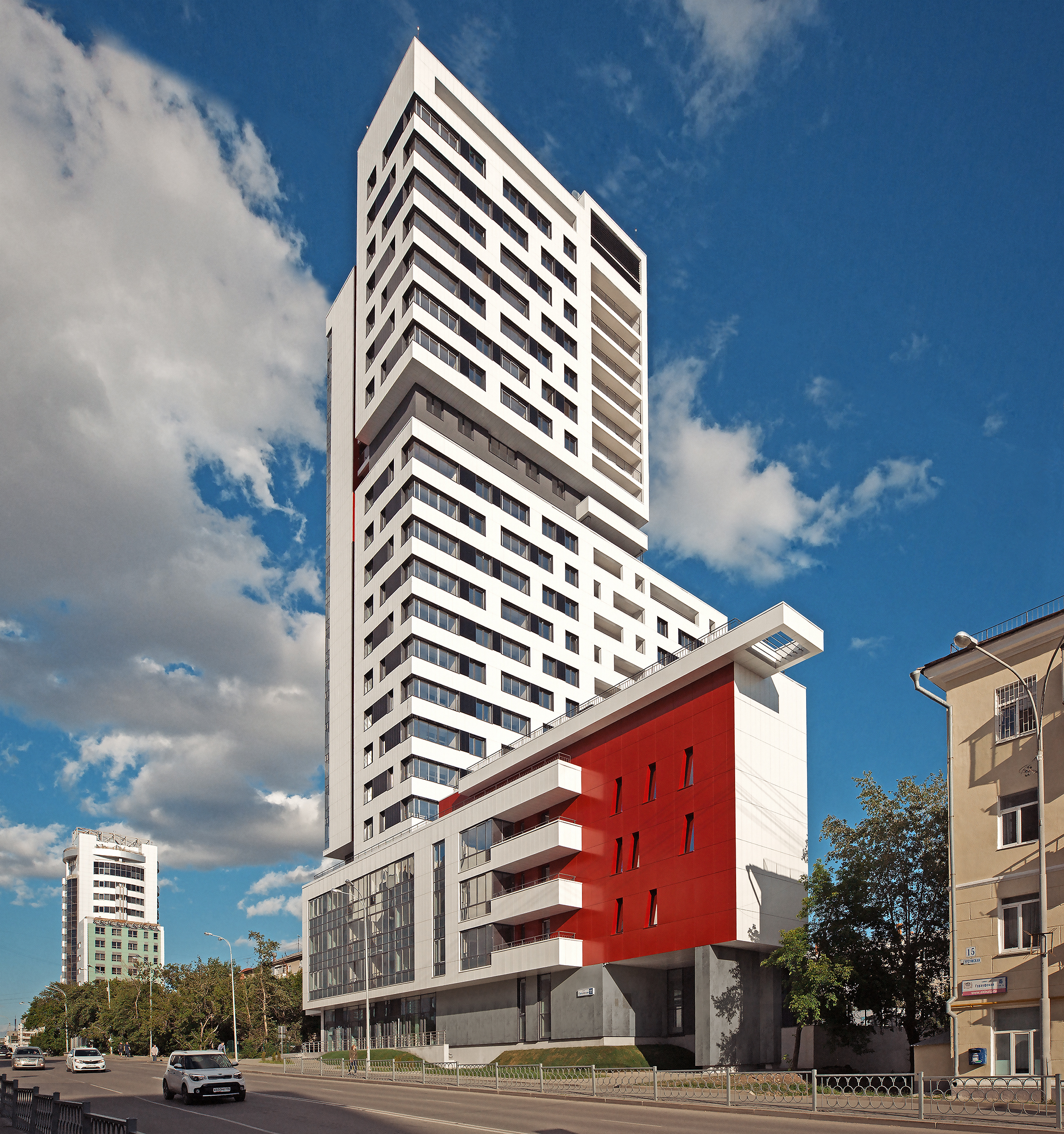 Multi-storey residential building "7th sky" by ARCHINFORM - Architizer