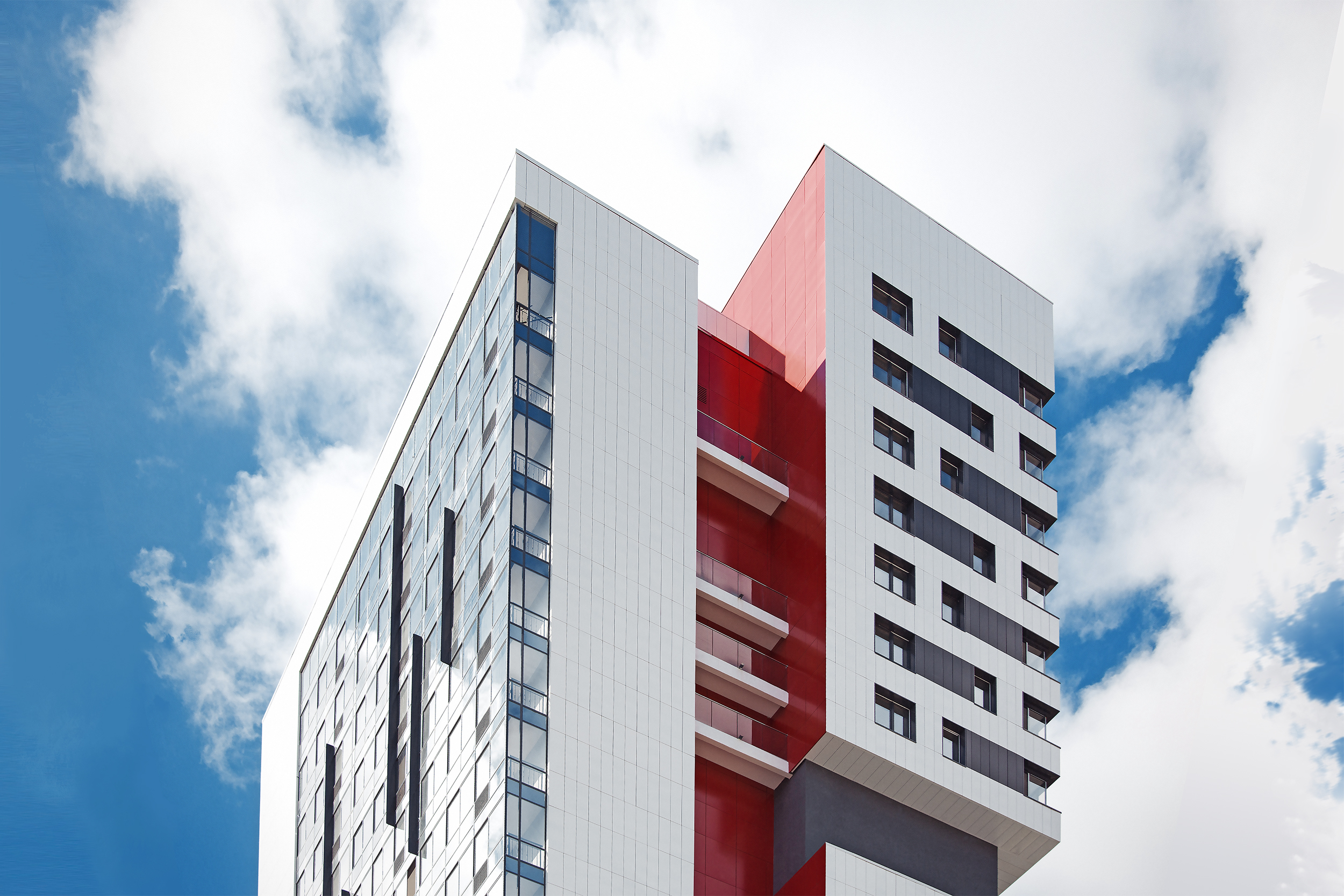 Multi-storey residential building "7th sky" by ARCHINFORM - Architizer