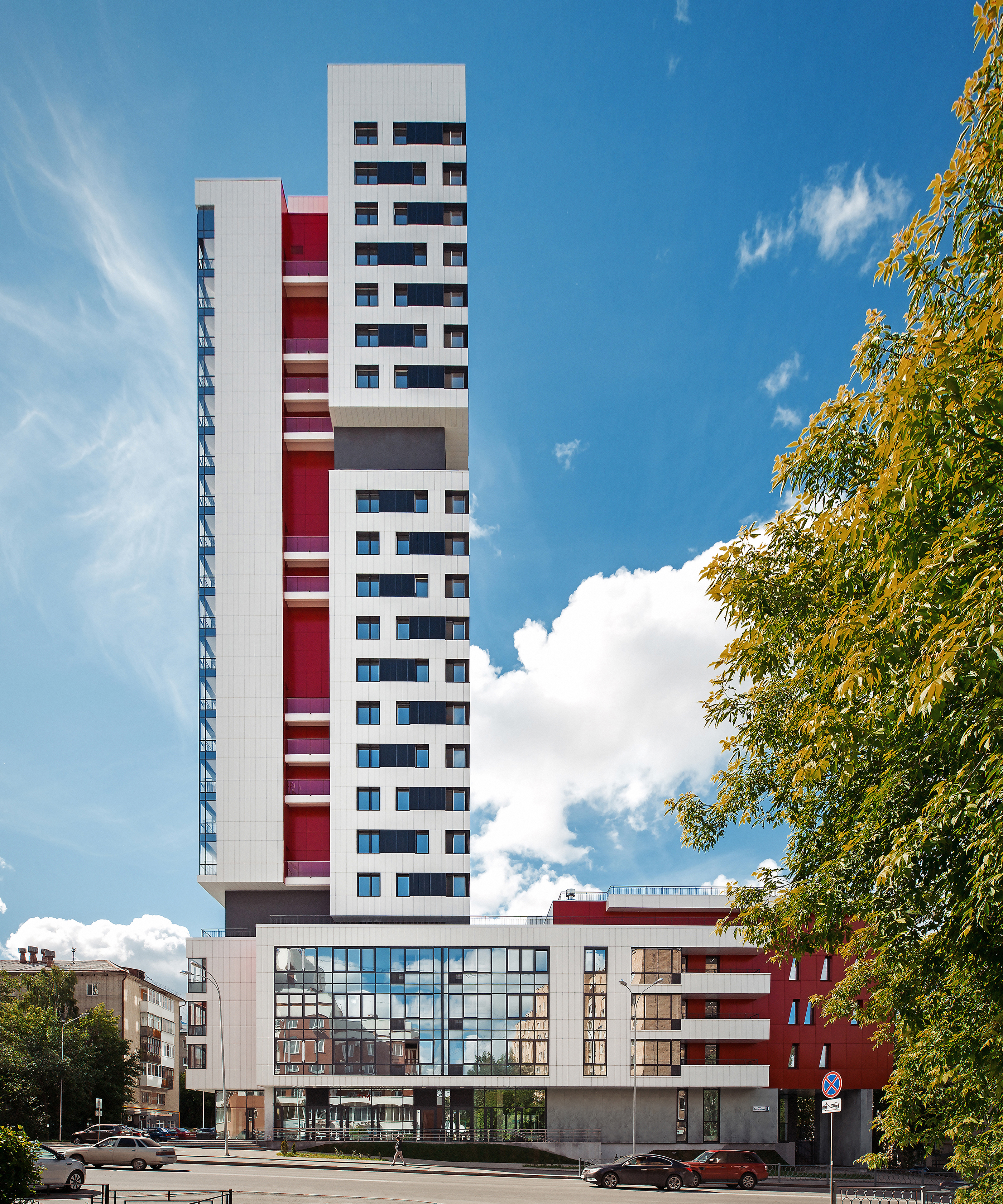Multi-storey residential building "7th sky" by ARCHINFORM - Architizer