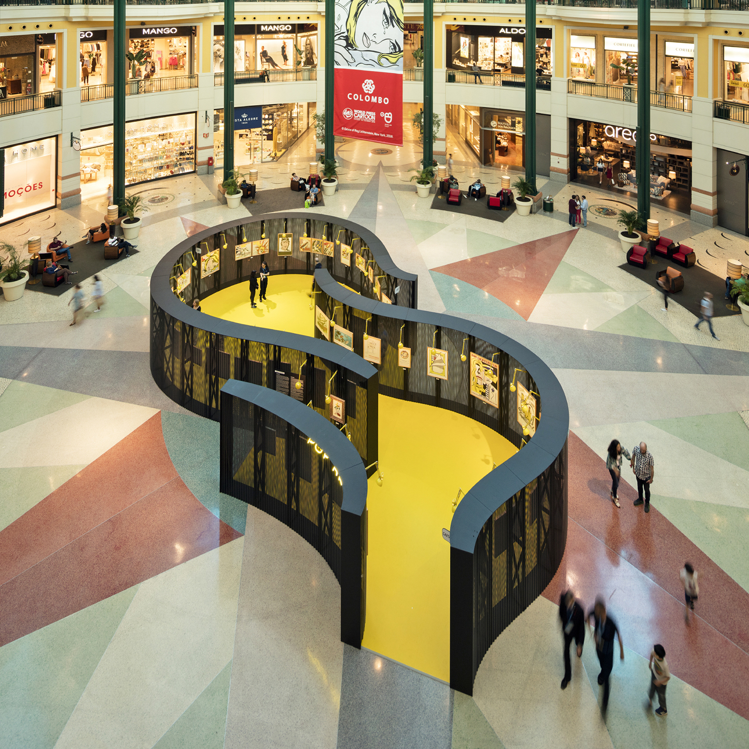 Roy Lichtenstein Temporary Museum by Diogo Aguiar Studio - Architizer