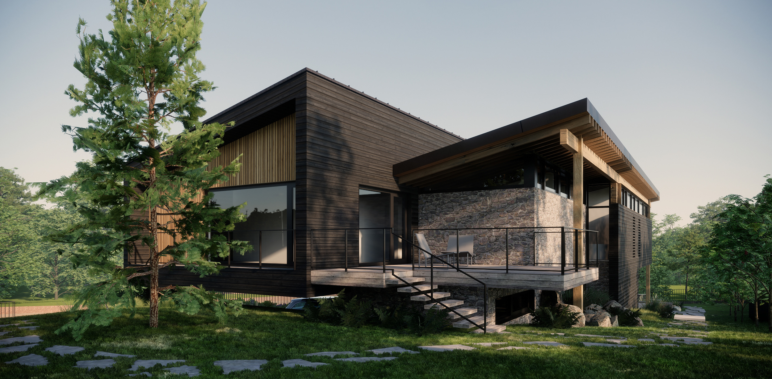 FIELD VIEW House by LEVEL80 architects - Architizer