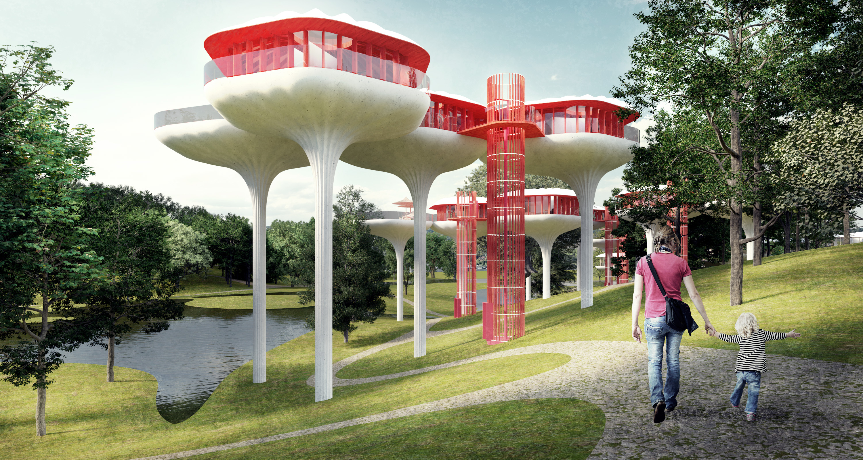 Above The Ground Among The Trees by KHORDA Architects - Architizer