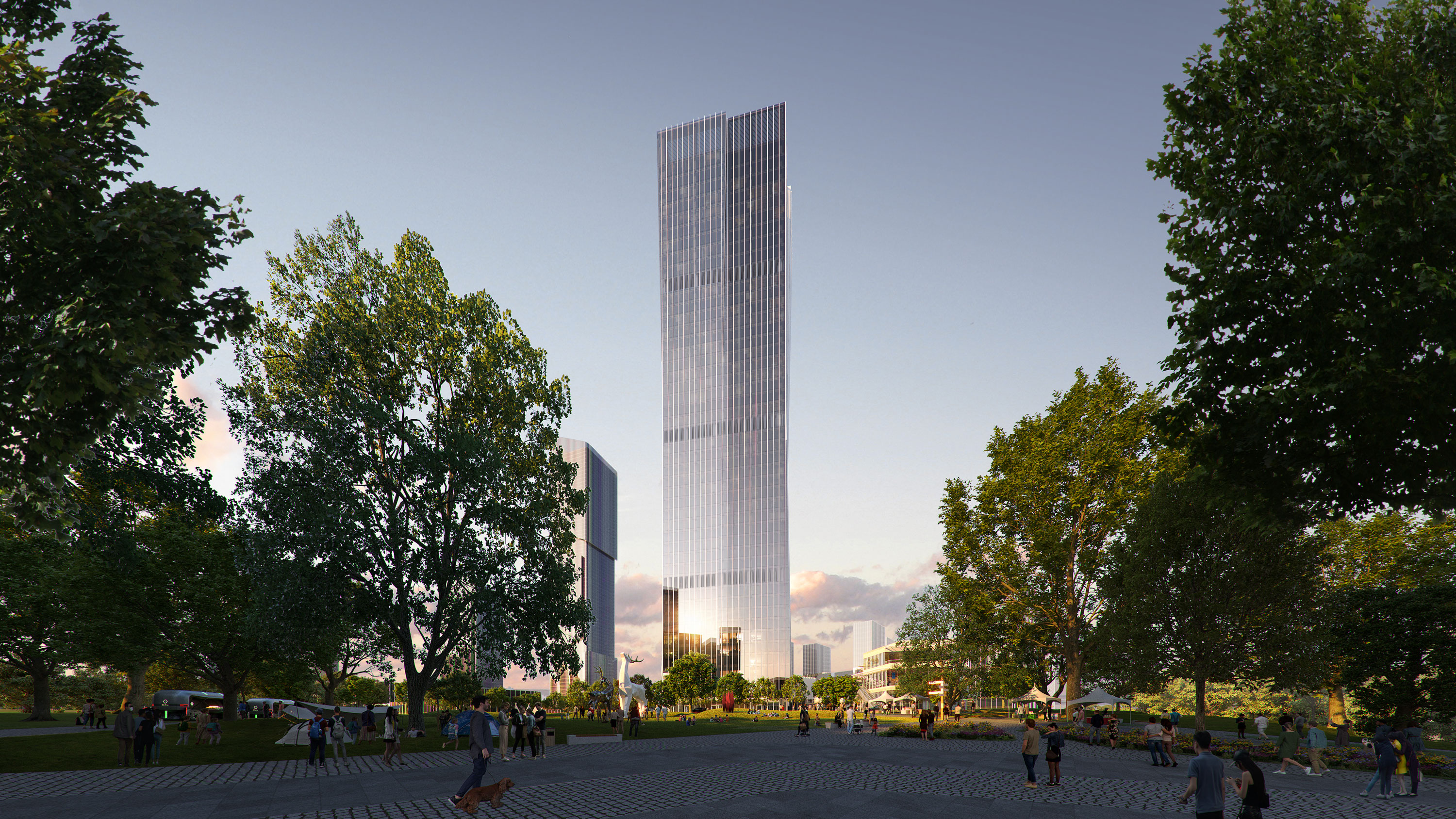 Aedas-designed super high-rise commercial tower in Chengdu CBD by Aedas ...