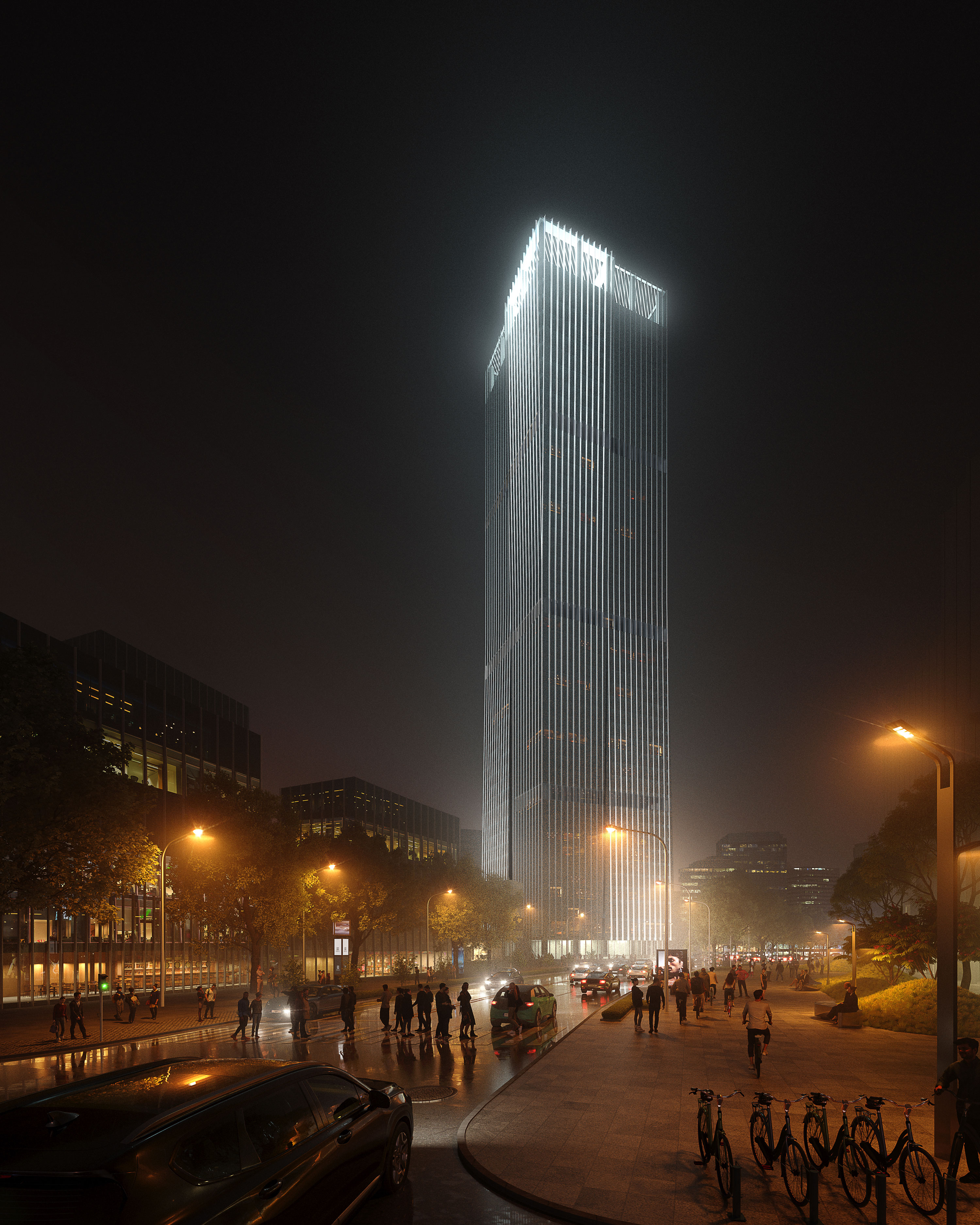 Aedas-designed super high-rise commercial tower in Chengdu CBD by Aedas ...
